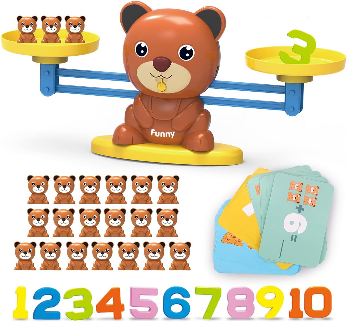 Learning Resources Bear Counters Set, Counting, Color & Sorting Toy ...