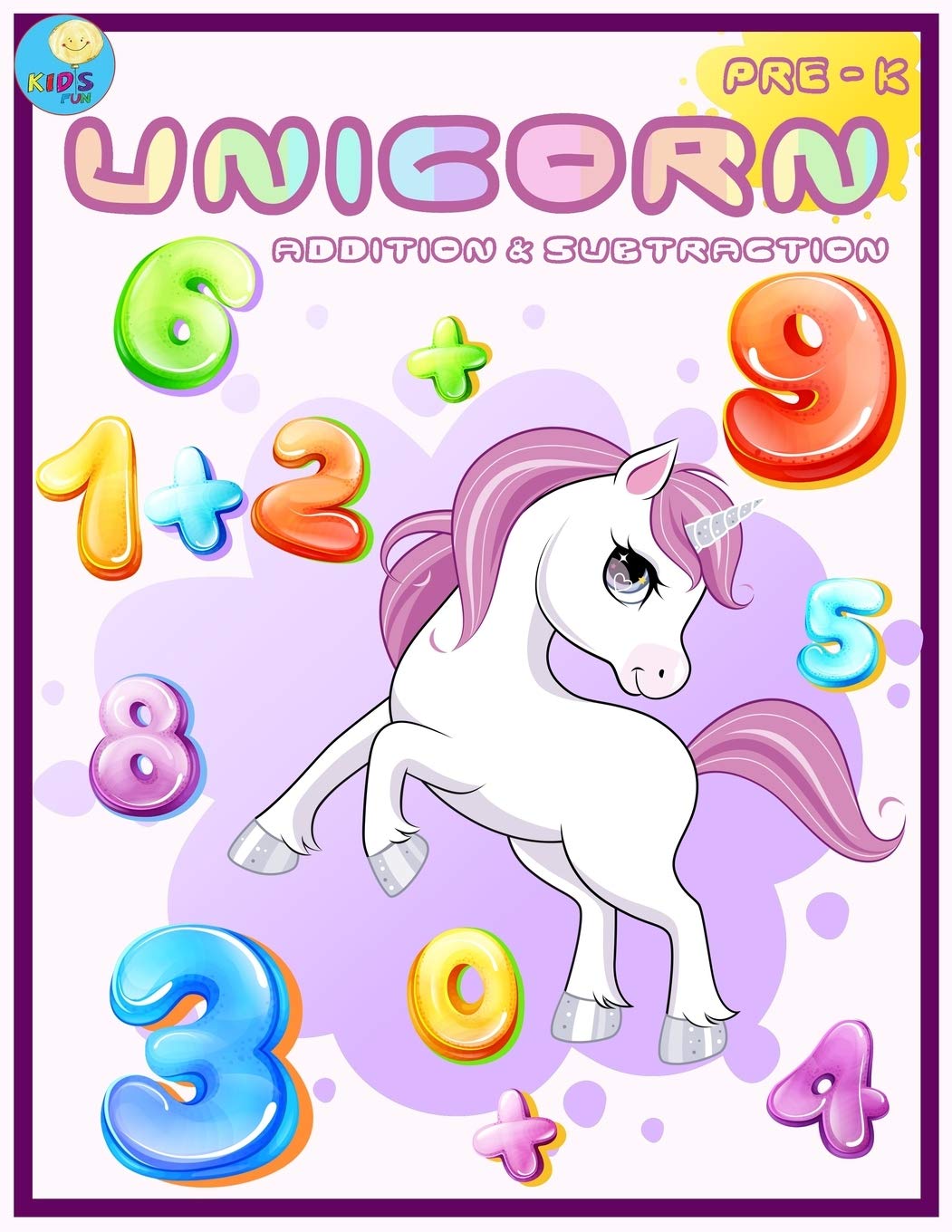 Buy Unicorn Addition & Subtraction: Preschool, Kindergarten Fun ...
