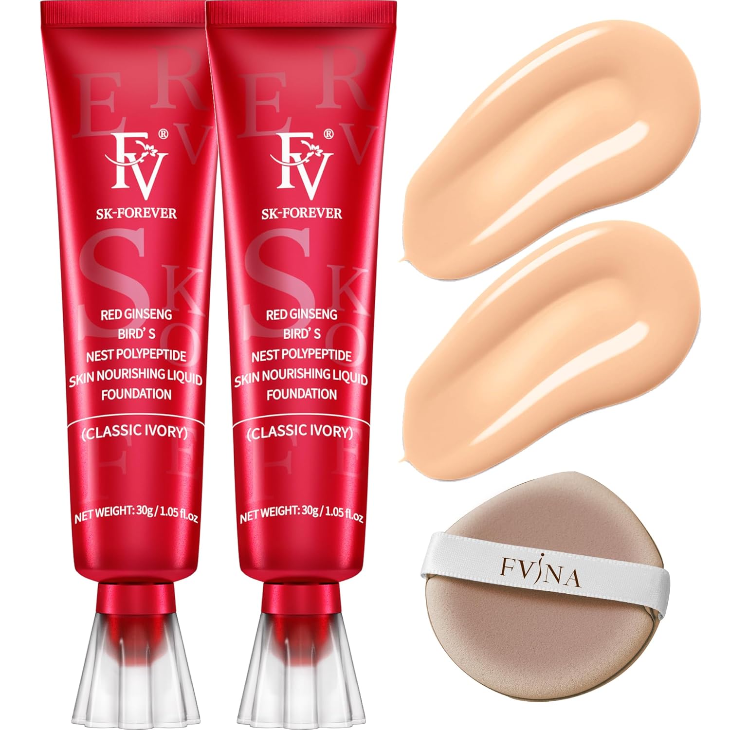 Amazon.com : FV Waterproof Foundation, Lightweight & Medium Coverage ...