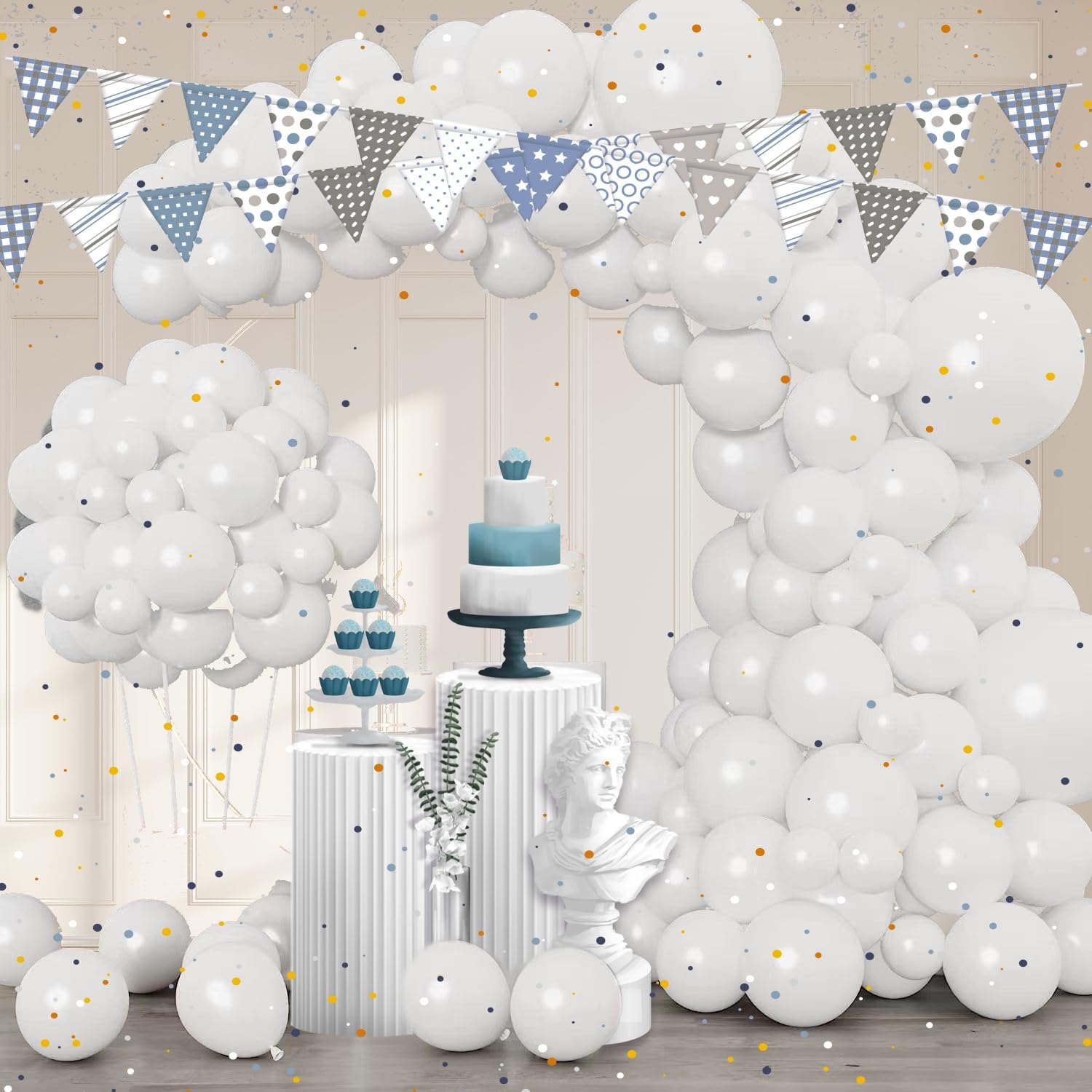 Amazon.com: 139PCS latex balloon sets, Birthday Party Wedding ...