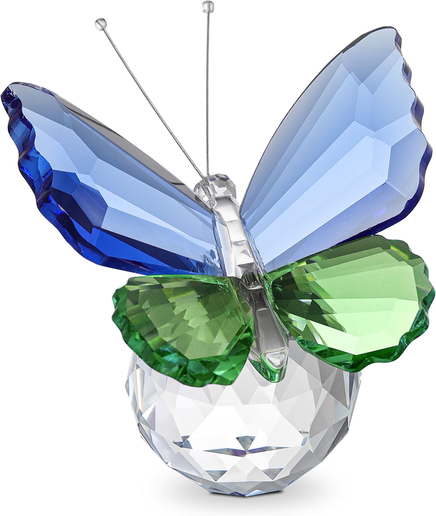 Amazon.com: H&D HYALINE & DORA Crystal Blue Flying Butterfly with ...