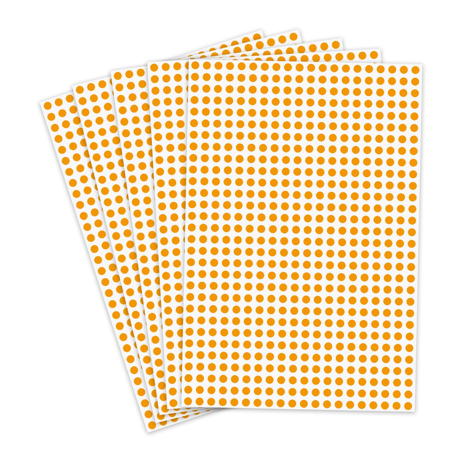 Amazon.com : Starboling Dot Stickers,1/4 Inch Orange Circle Stickers ...