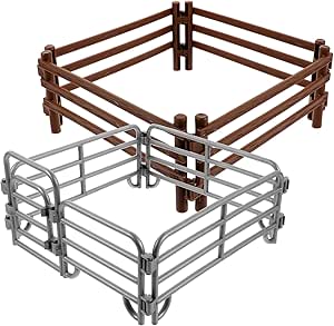 Amazon.com: Ipetboom 2Pcs Farm Corral Fence Toys Panel Accessories ...