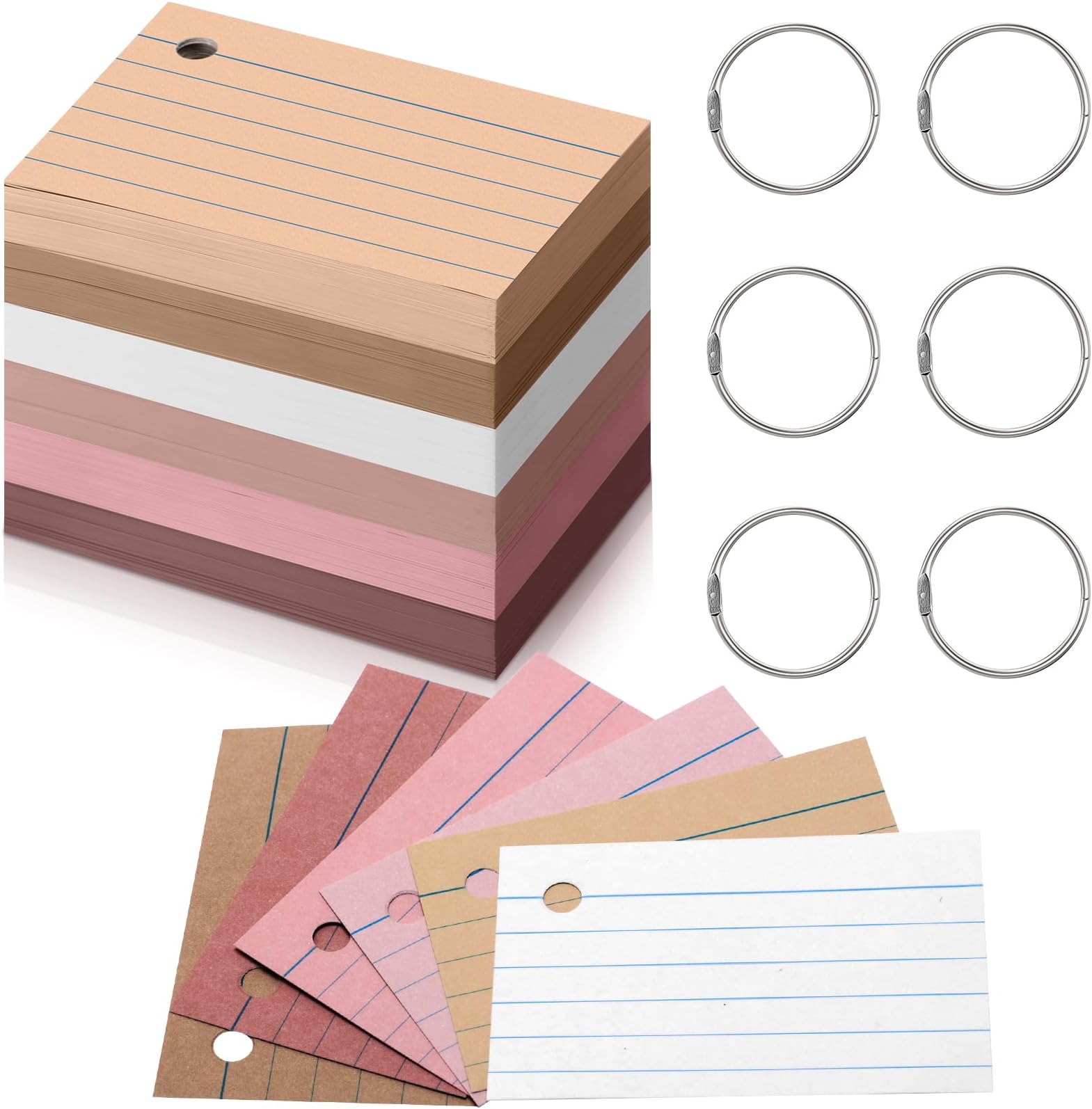 Amazon.com : Epakh 300 Pieces Back to School Index Cards 180 GSM Thick ...