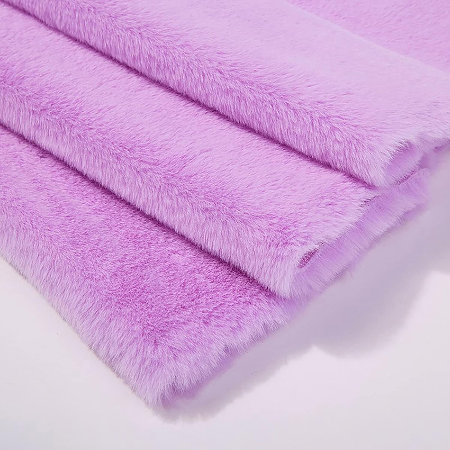 LIUNI Plush Faux Fur Fabric for Toy Making 160x50cm Artificial Short ...