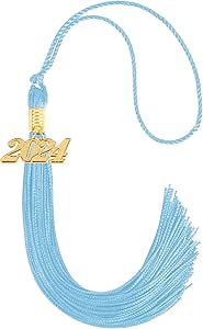 Amazon.com: GRADFTY Borla de graduación 2024 con dije de oro 2024 ...