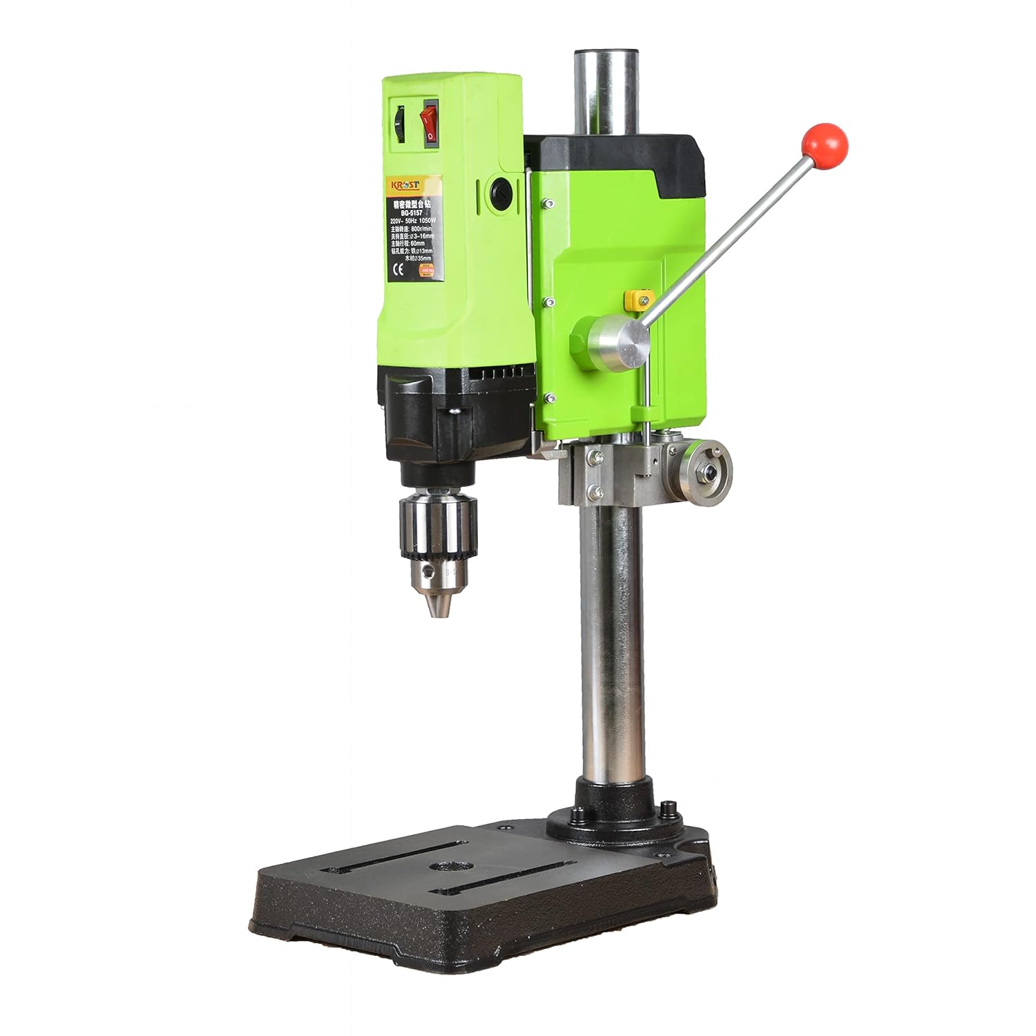 KROST 16mm Bench Drill Machine 1050W with Variable Speed Control, Bench ...