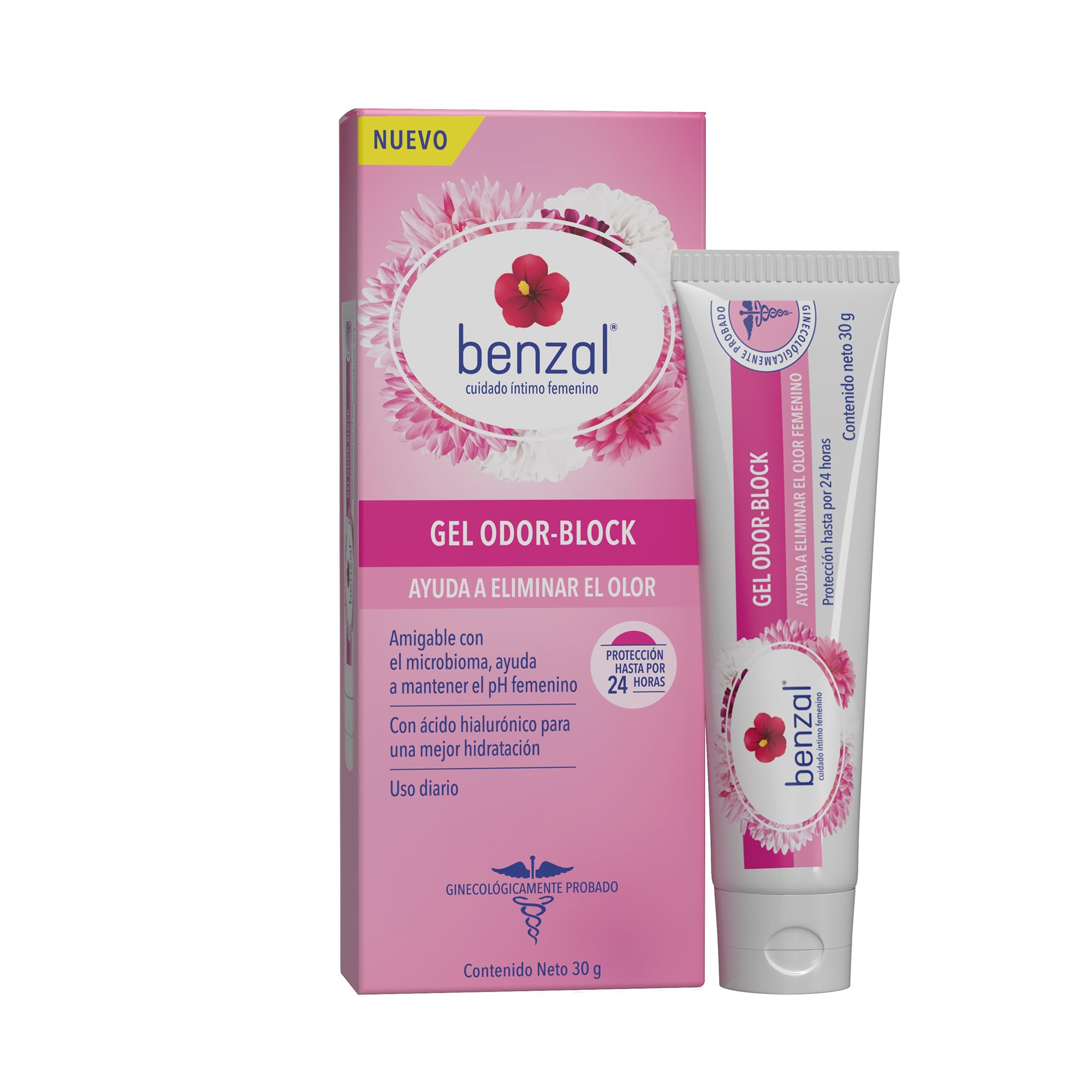 Benzal Odor-Block Gel, Uso Diario, Con Ácido Hialurónico ...