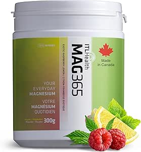 MAG365 By ITL Health Magnesium Citrate Powder - Pure Magnesium Supplement - High Absorption, No ...