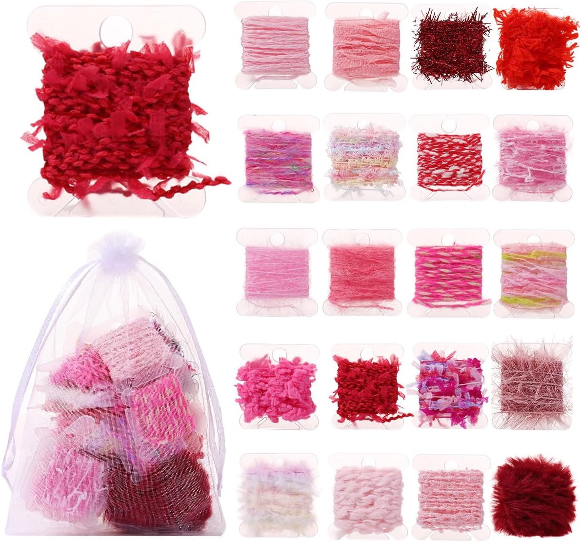 Amazon.com: 20 Pcs of 2-Yard Original Art Yarns - for DIY Art Yarns for ...