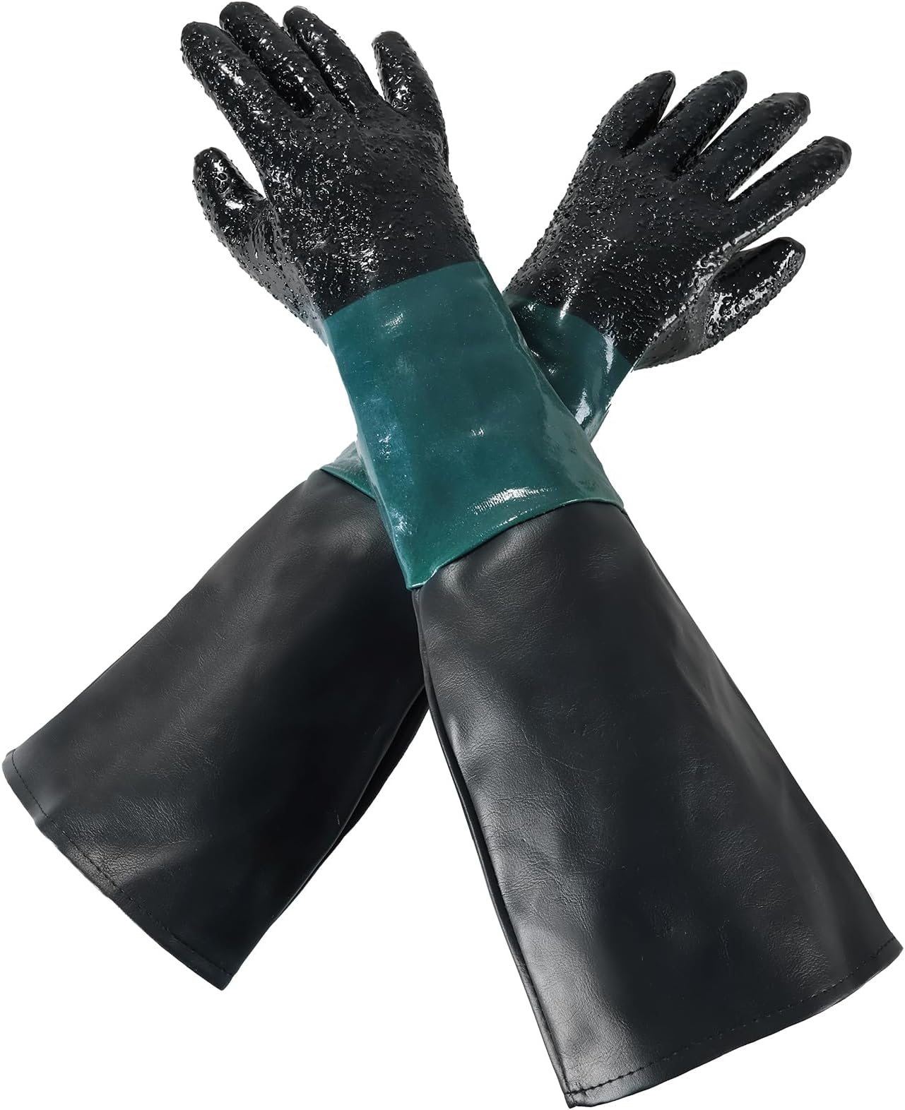 Heavy Duty Rubber Sandblasting Gloves for Replacement - Amazon.com