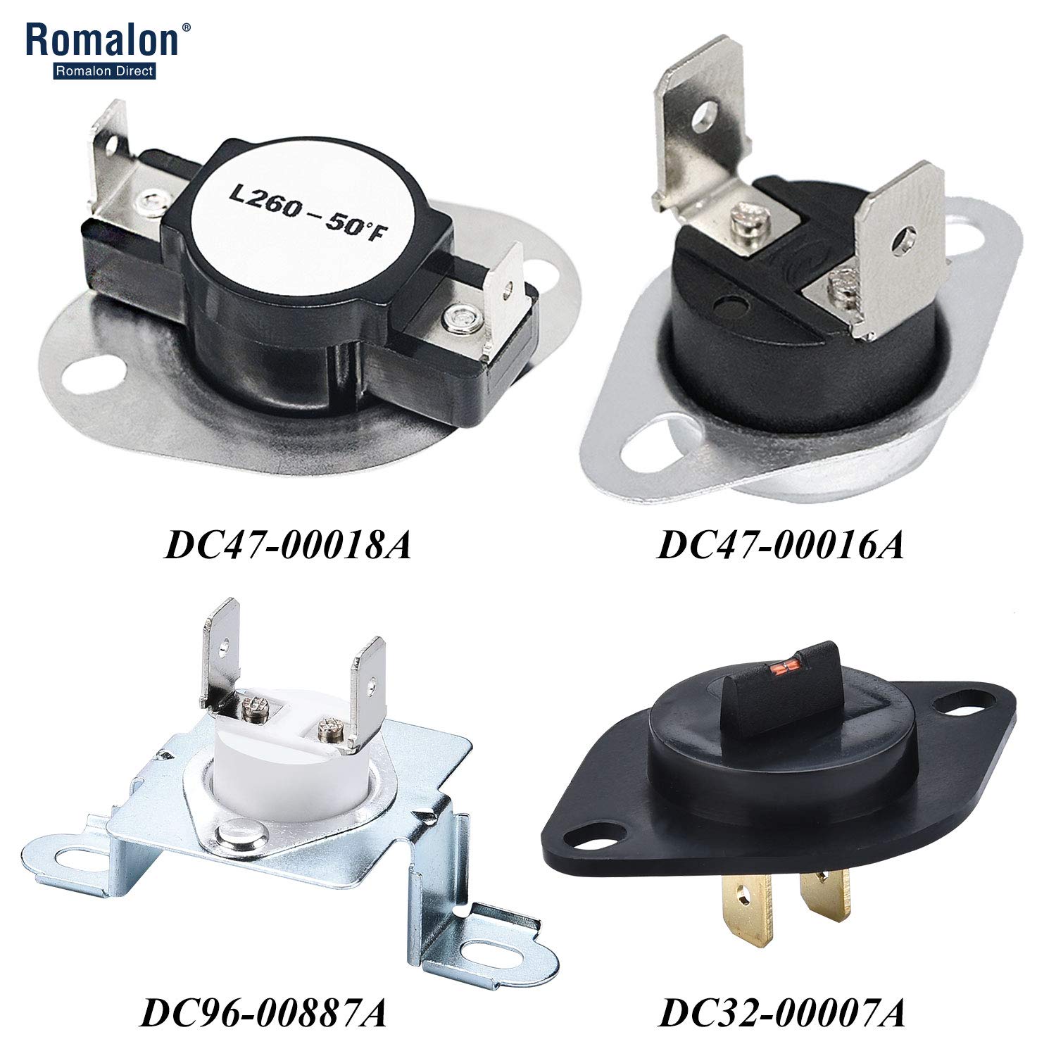 Snapklik.com : DC96-00887A DC96-00887C Thermostat & DC47-00018A High ...