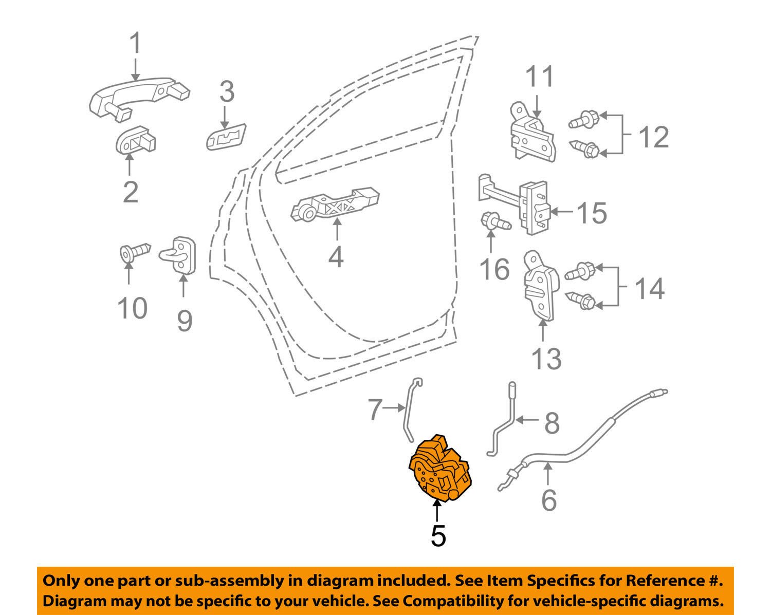 Amazon.com: General Motors 13579551, Door Lock Actuator Motor : Automotive