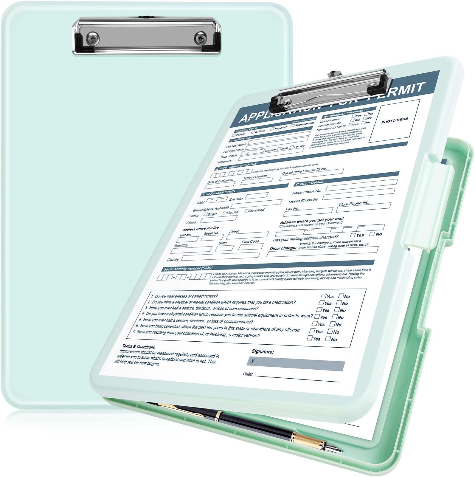 Amazon.com: Dental Hygiene Reference Clipboard with Wire Clip ...