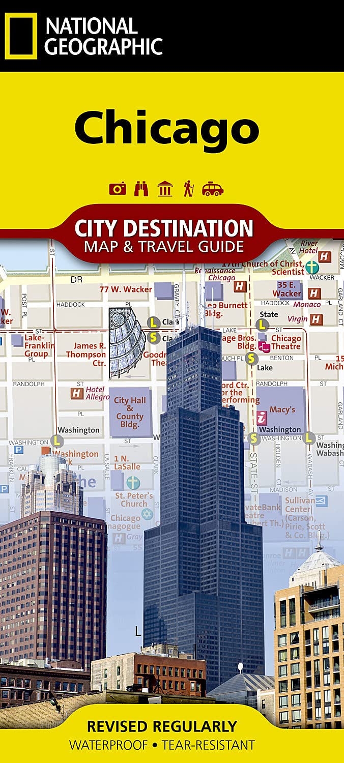 Chicago Map (National Geographic Destination City Map): National ...