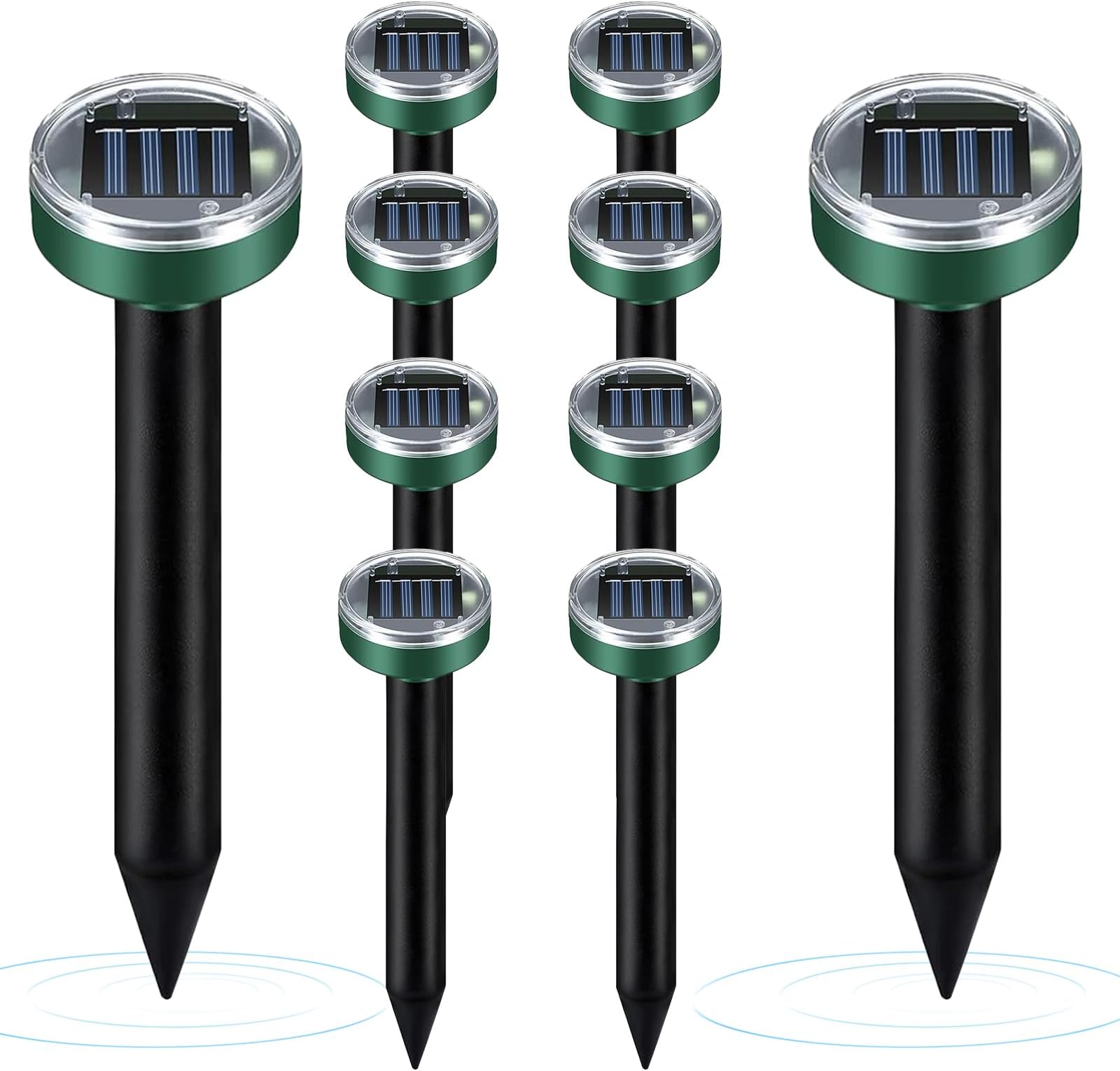 Amazon.com: Ultrasonic Mole Repellent Outdoor, 2024 Upgrade Solar ...