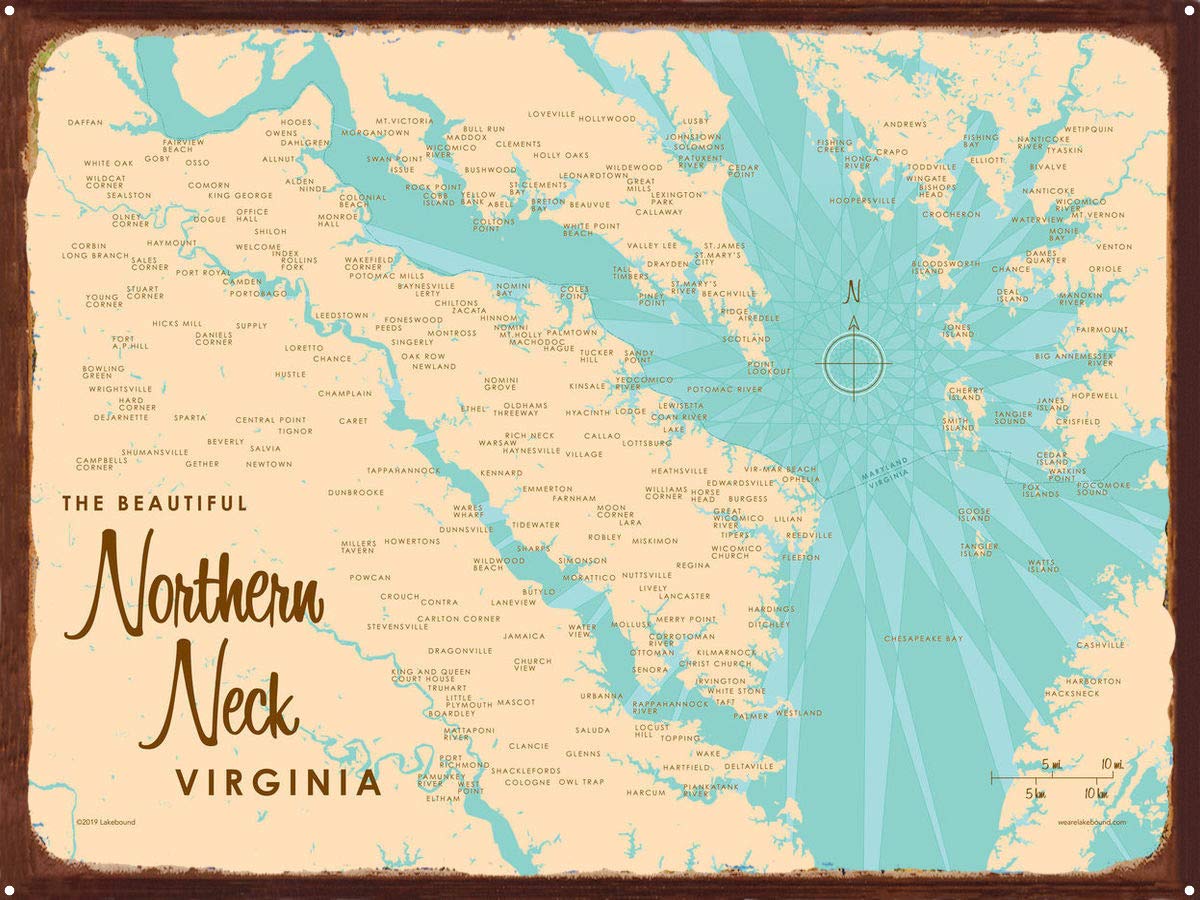 Northern Neck Virginia Map