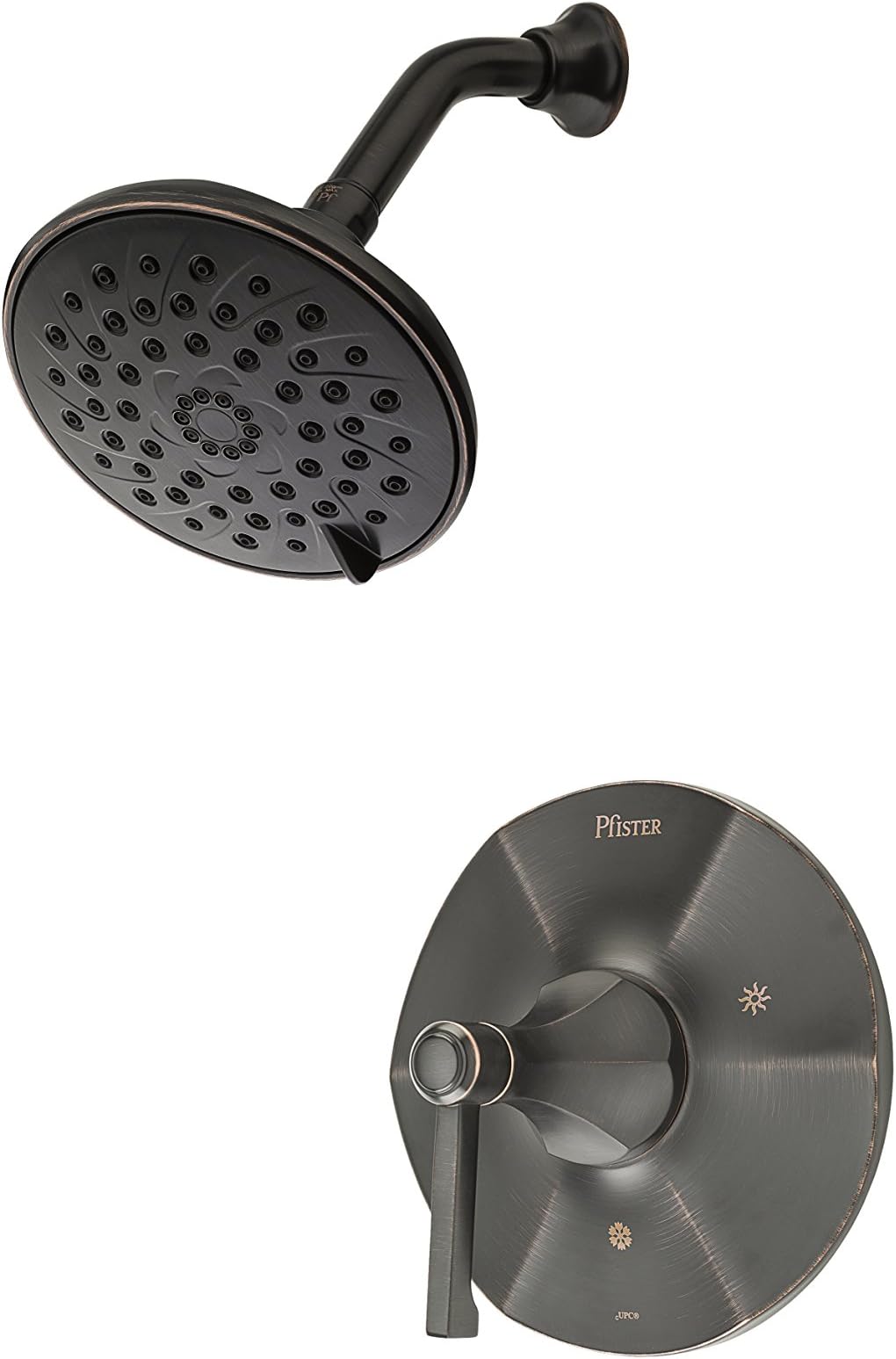 Pfister LG89020Y Pfirst Series Shower Only Trim Kit, Tuscan Bronze ...