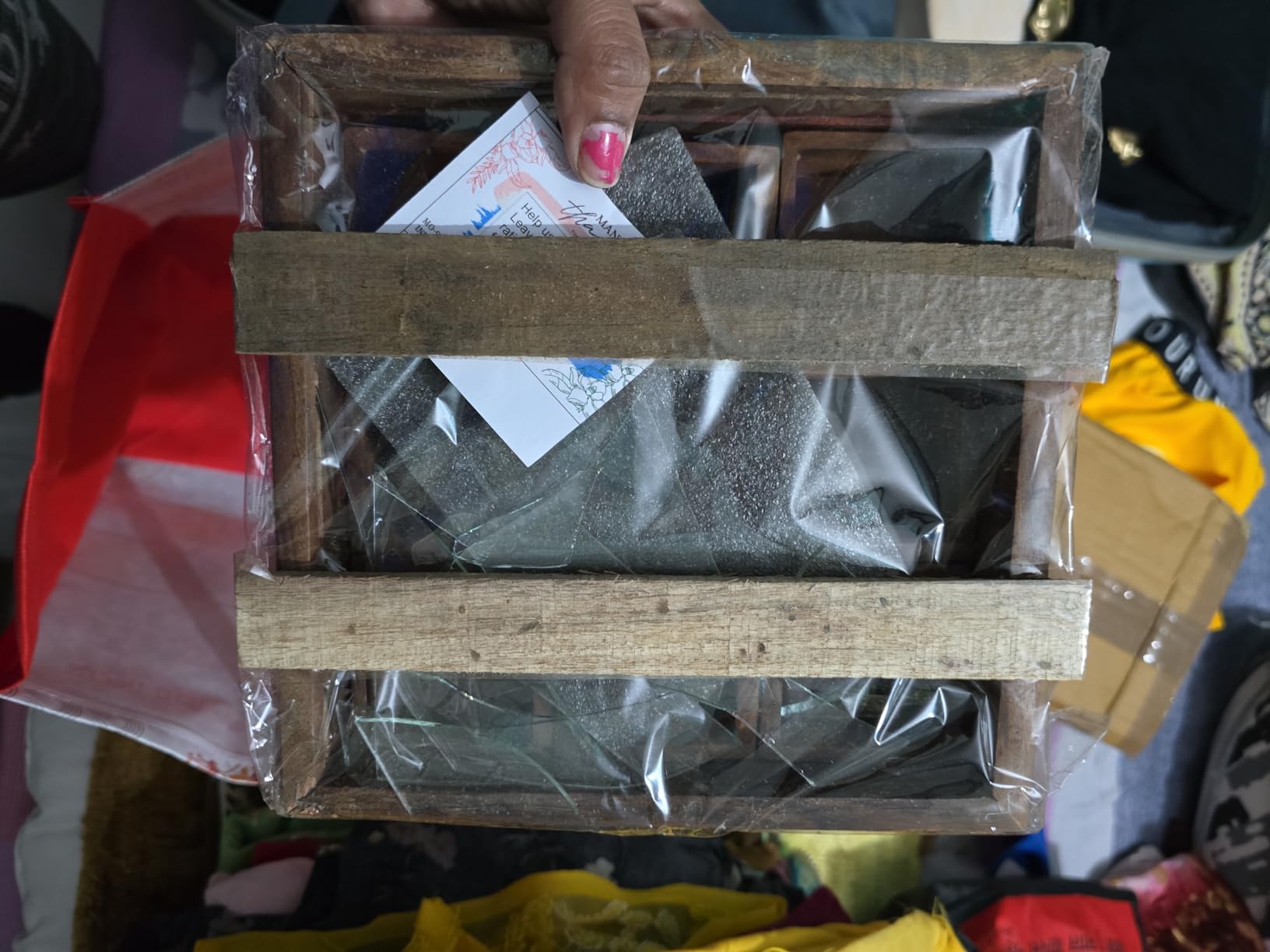 INDIAN ART HANDICRAFT Handcrafted Masala Box/Utility Box for Kitchen ...