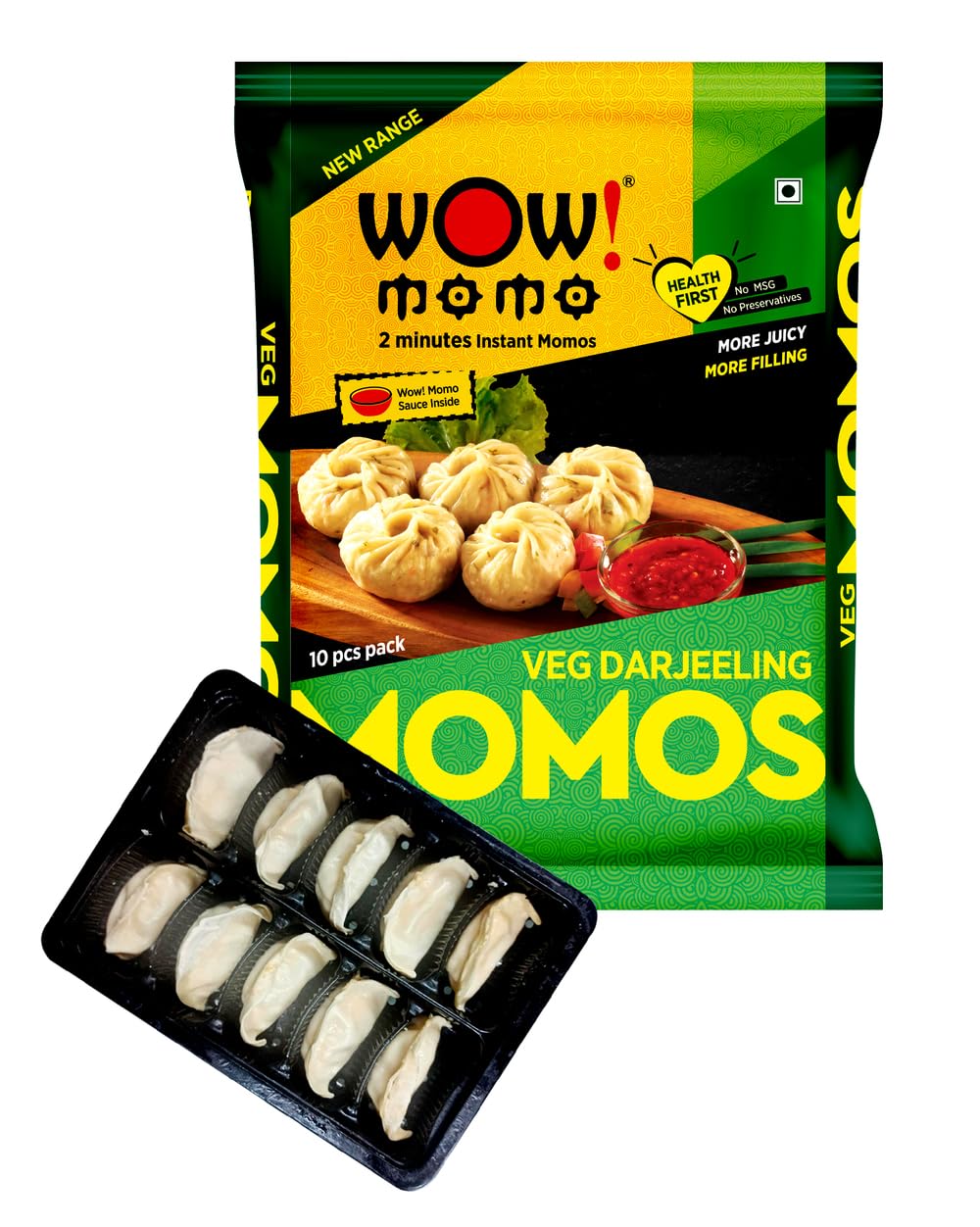 Wow! Veg Darjeeling Momos 10pcs : Amazon.in: Grocery & Gourmet Foods