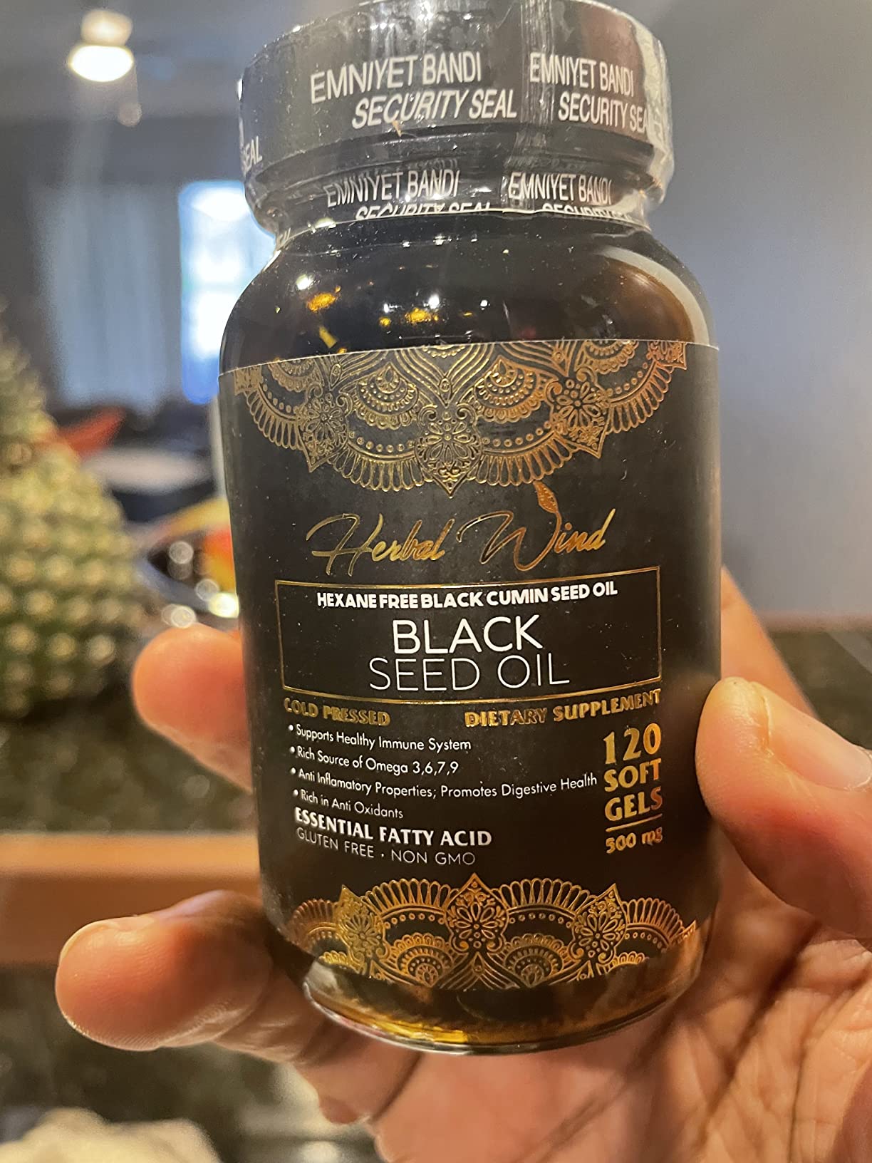 Amazon.com: Herbal Wind Black Seed Oil Capsules Pack of 2 - Cold ...