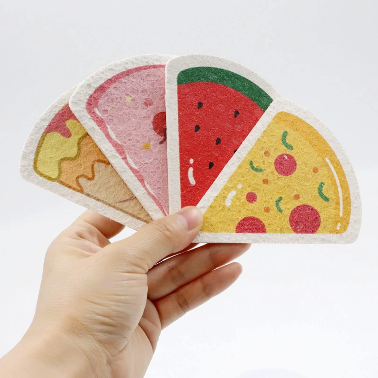 Amazon.com: Joyharee Sponges, Kitchen Sponges for Dishes, Natural Wood ...