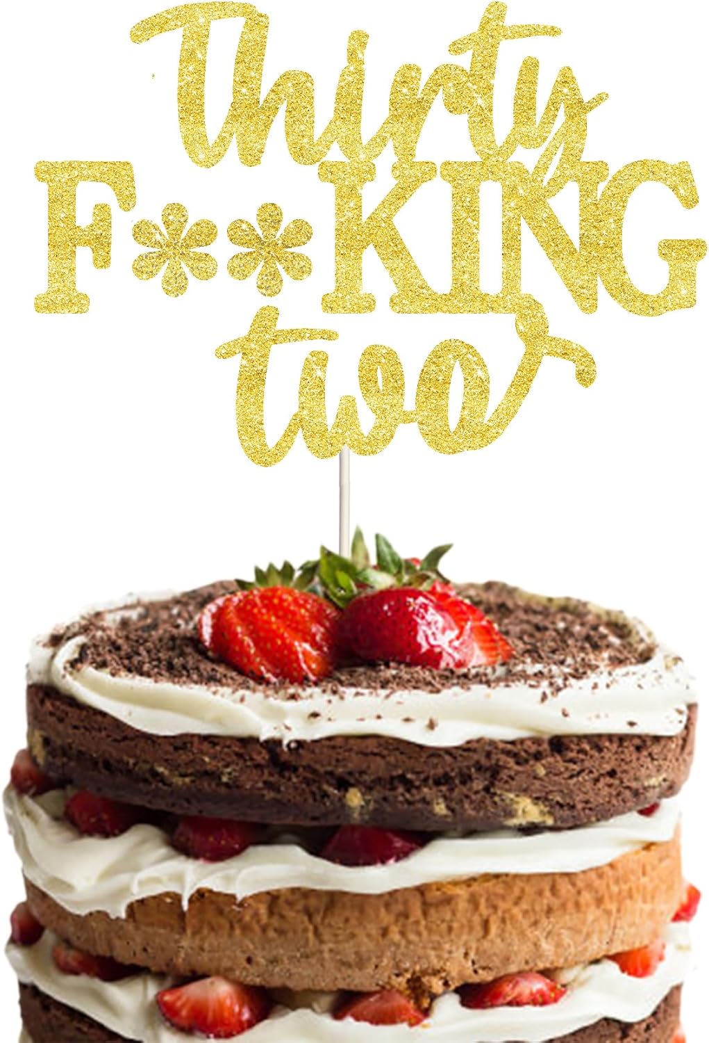 Amazon.com: Happy 32nd Birthday Cake Topper 32 Birthday Cake Toppers ...