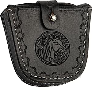 Hulara Top Grain Buff Leather Slingshot Ammo Holder Bag Storage Gun ...