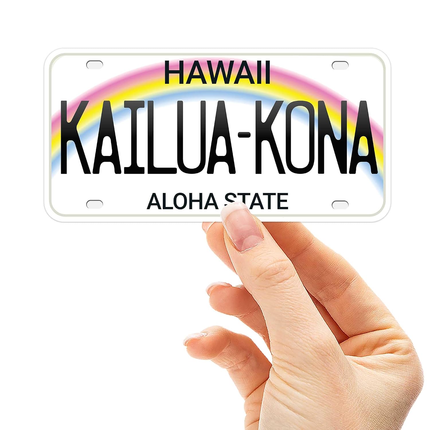 Amazon.com: Hawaii Bumper Stickers for Car with 8 Hawaiian Cities ...