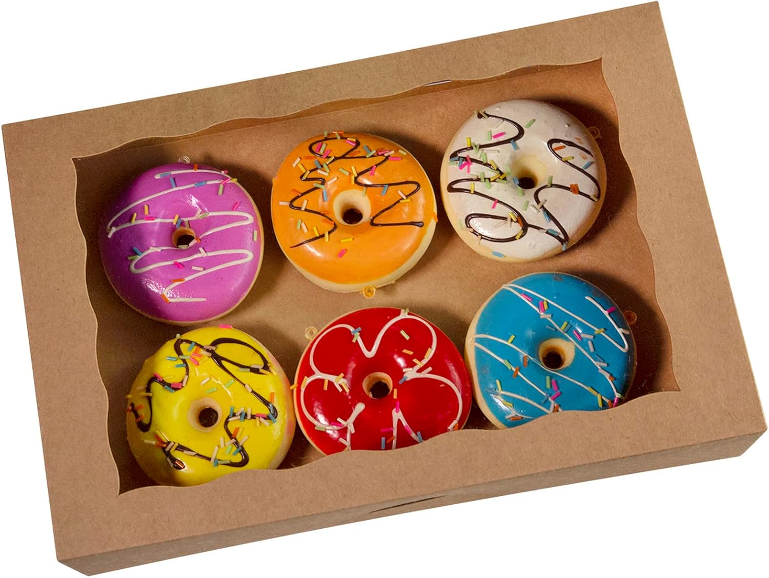 Amazon.com: SOROO Brown Pastry Bakery Box 14x10x3inch,Large Donuts ...