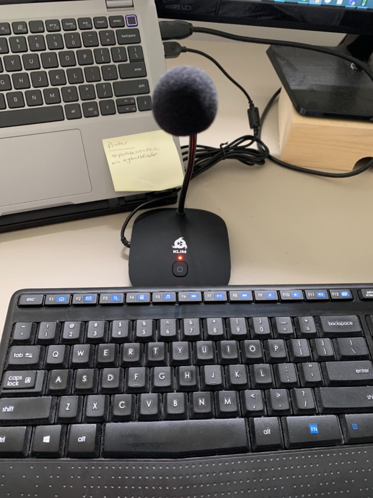 KLIM Talk USB Desk Microphone for Computer - New - Compatible with Any ...