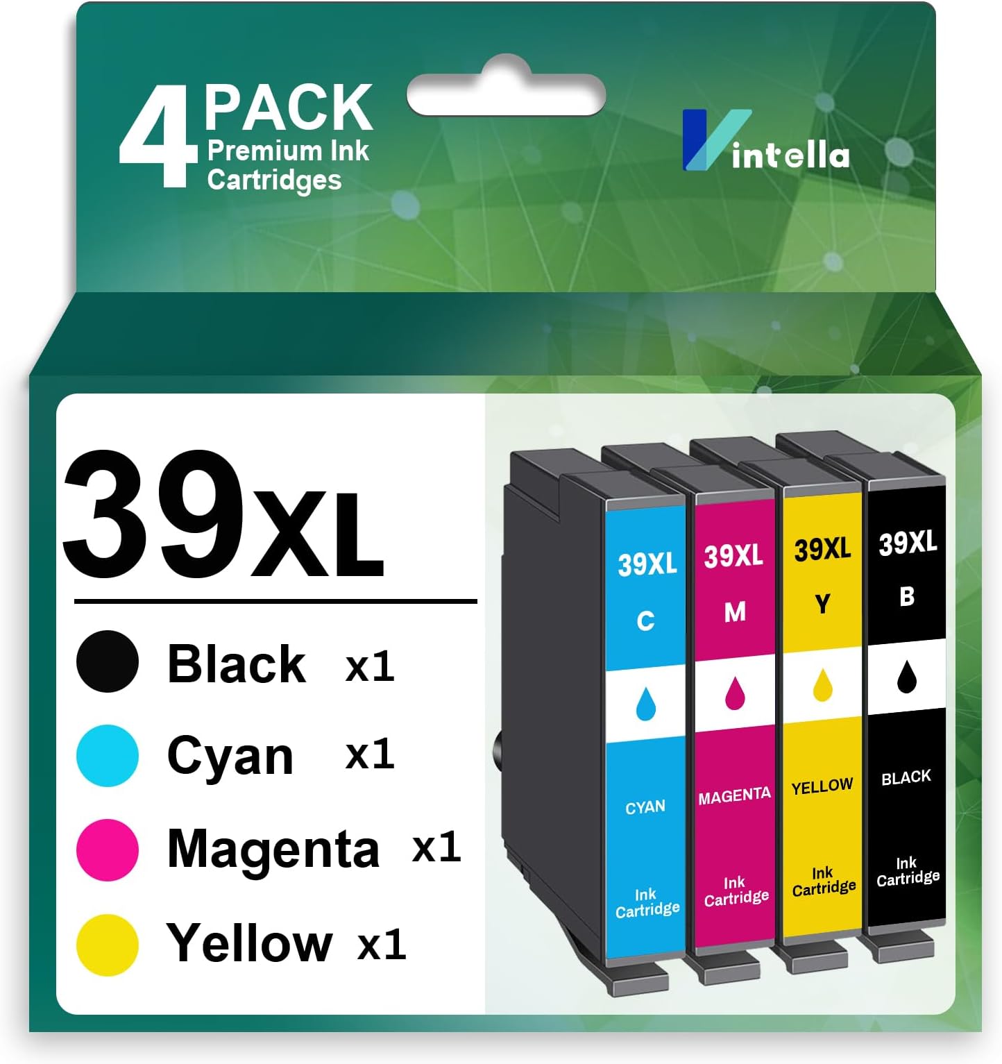 Vintella 39XL Ink Cartridge Replacement for Epson 39 Ink Cartridges ...