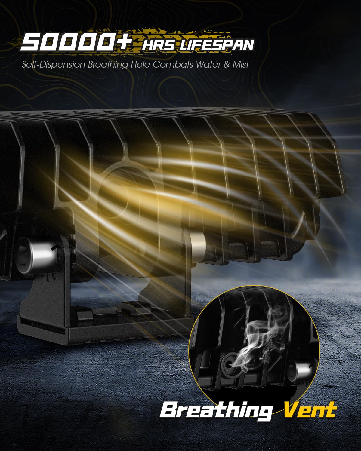 Snapklik.com : NOVSIGHT 6 Inch LED Light Bar - Red Offroad Lights