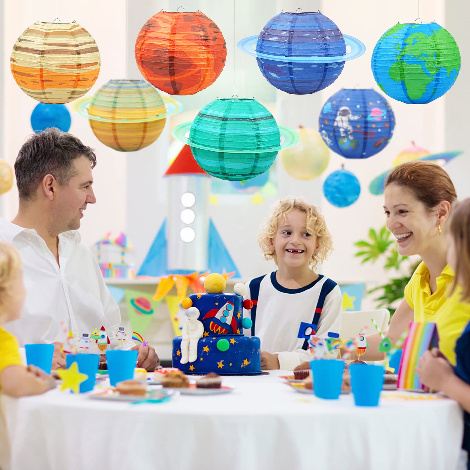 Snapklik.com : Planet Paper Lanterns, 10 PCS Outer Space Party ...