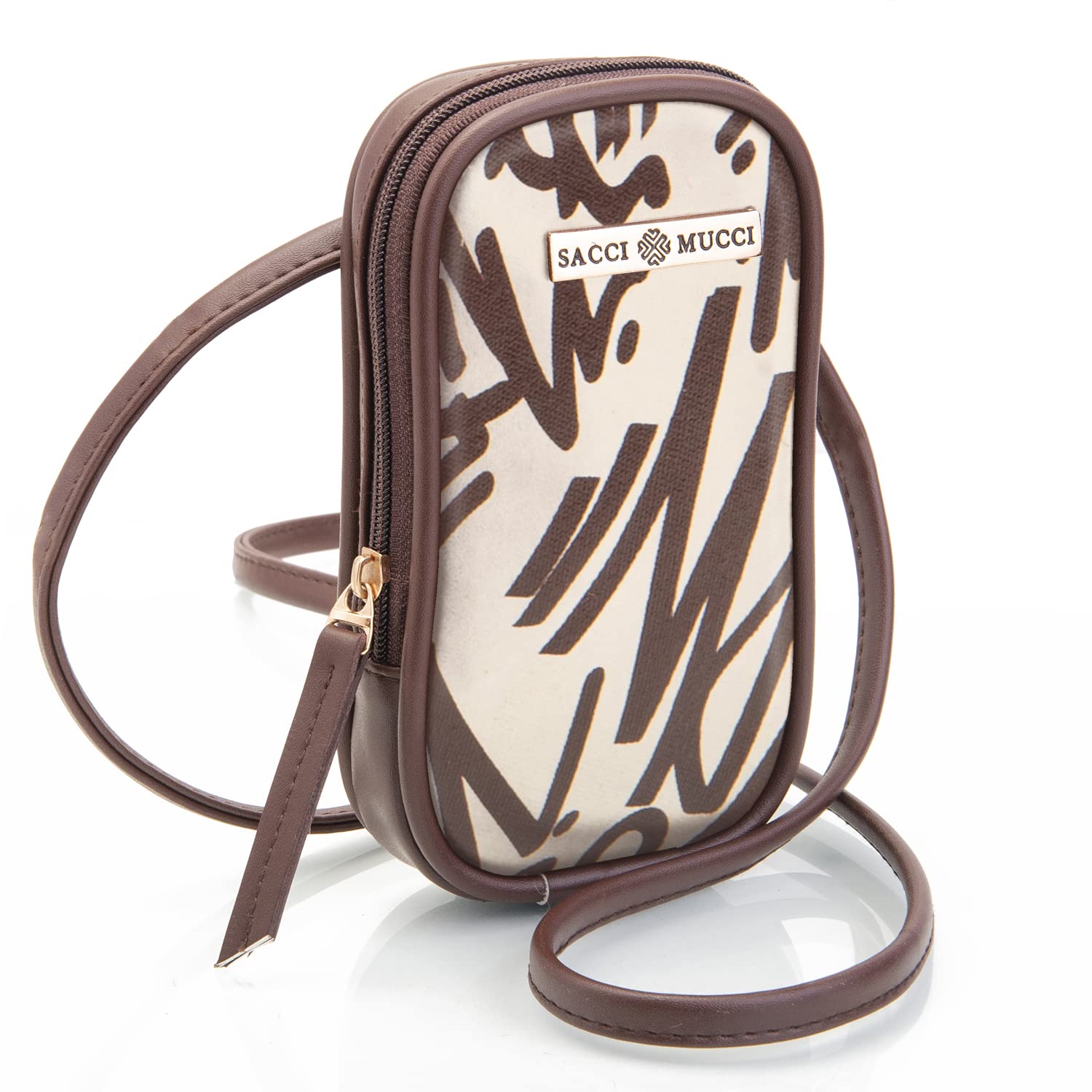 SACCI MUCCI Mobile Pouch Sling Bag for Women and Girls. - 100% Vegan ...