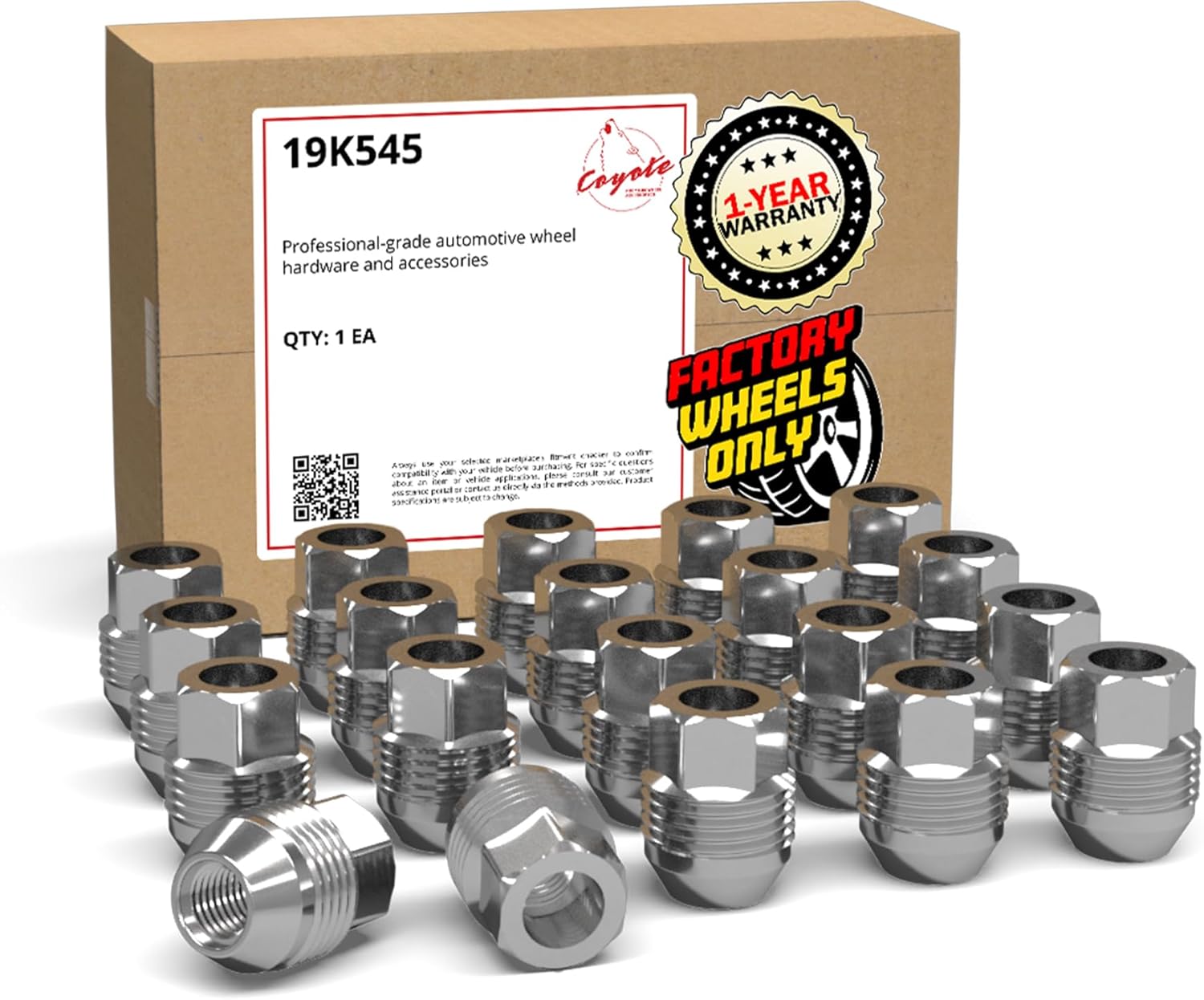 Amazon.com: Wheel Accessories Parts 20 pcs M12x1.5 12x1.5 Thread OEM ...