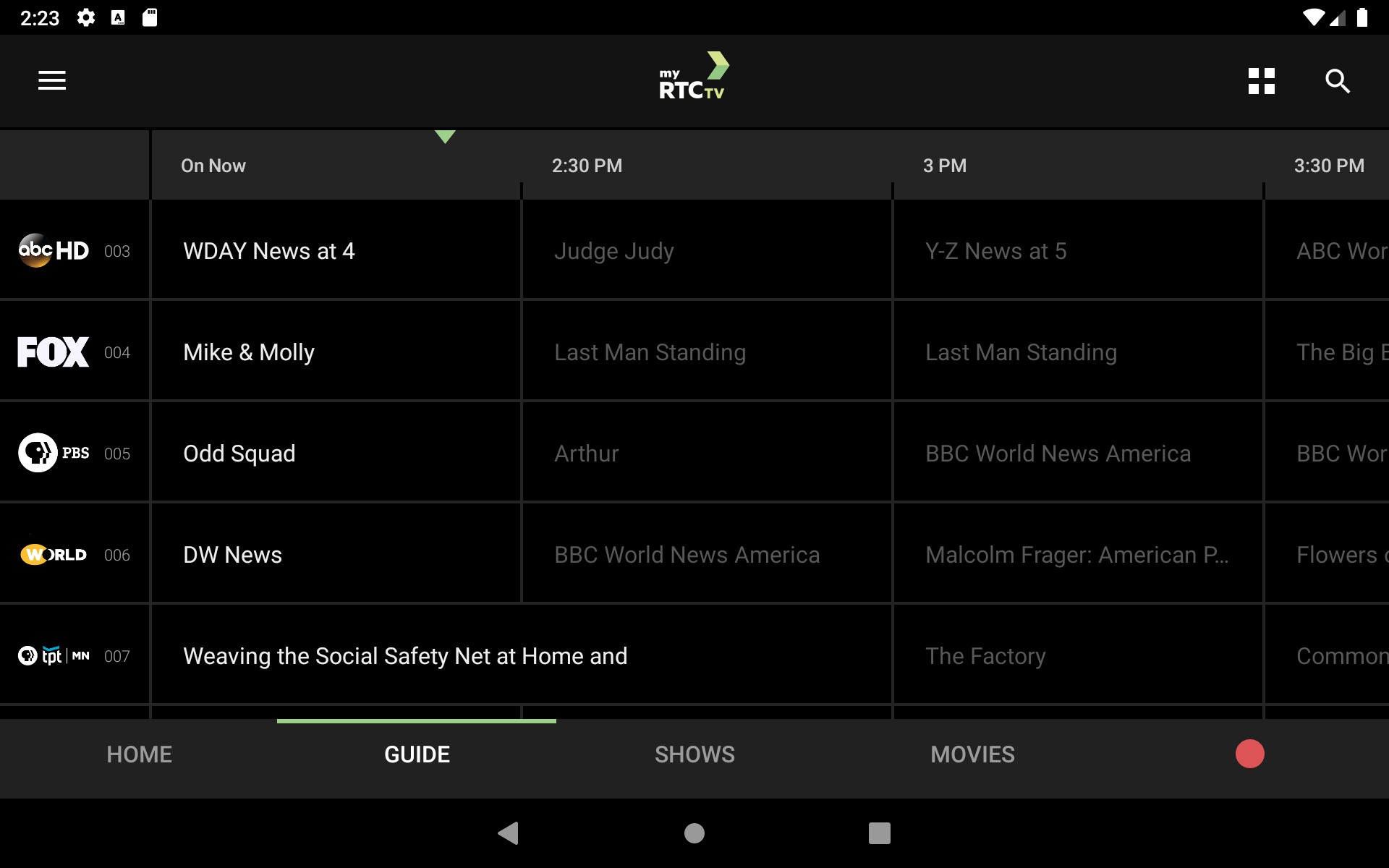 My RTC TV - App on Amazon Appstore