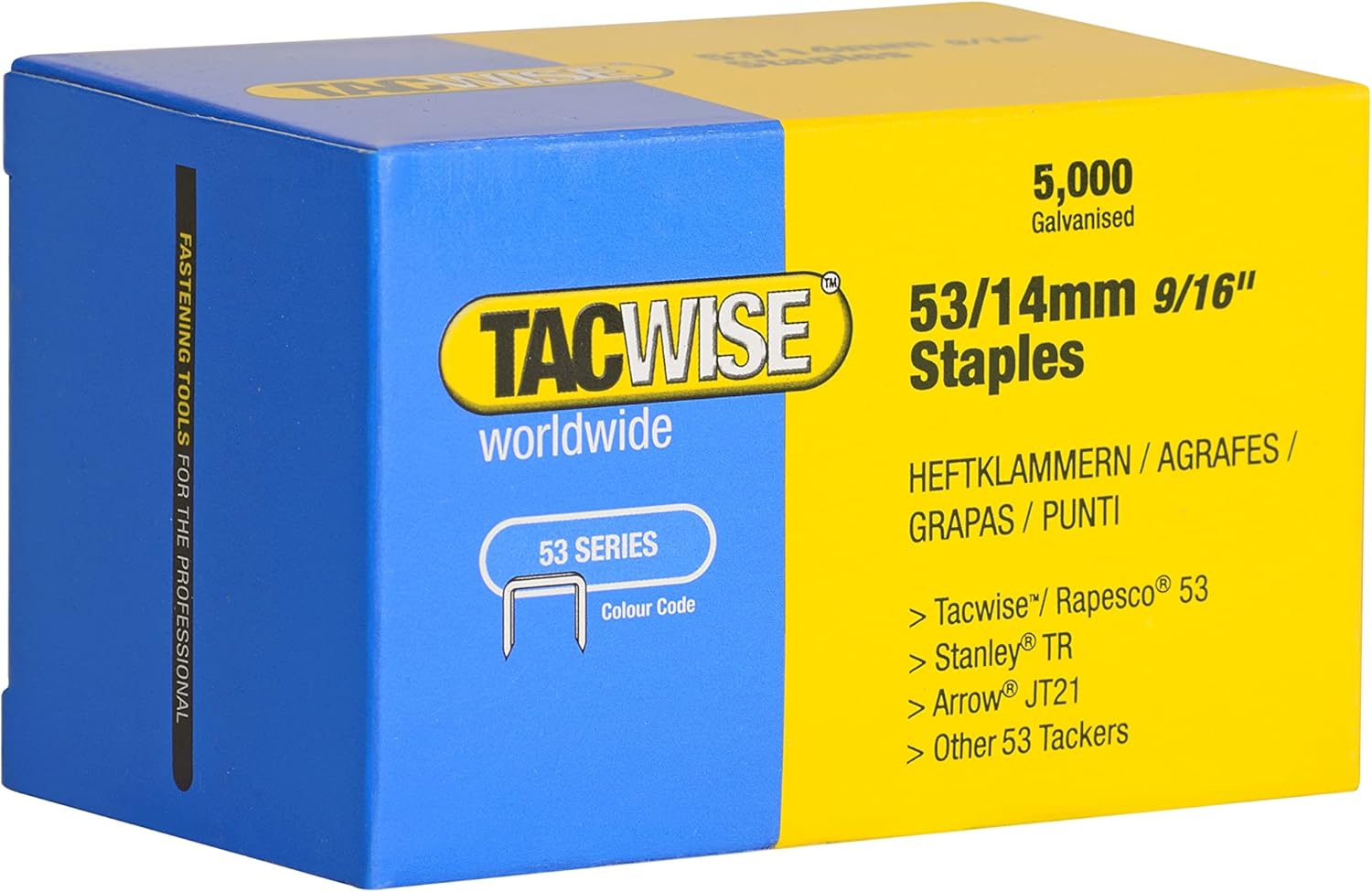 Amazon Tacwise Type 53 14mm Staples For Staple Gun Pack Of 5000