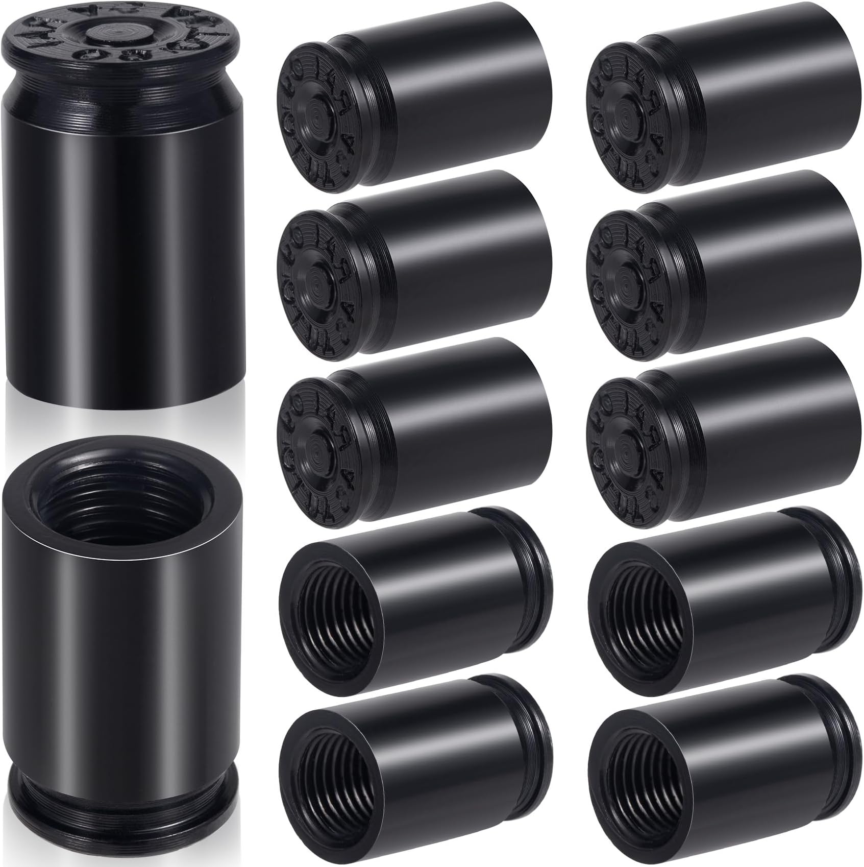 Amazon.com: Lucky Shot - 40 Cal Bullet Shaped Casing Tire Valve Stem ...