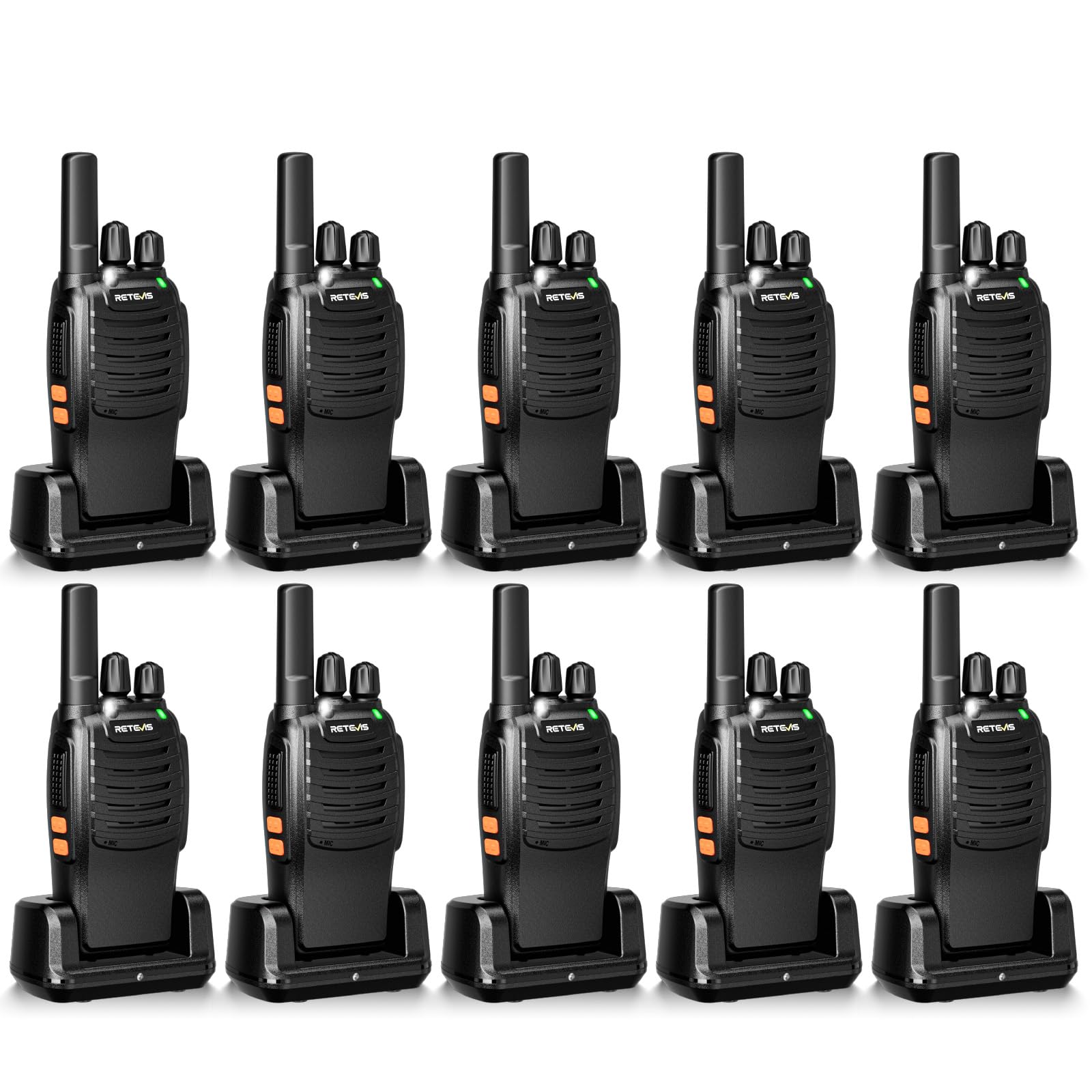 Retevis H777 2 Way Radios, Walkie Talkies for Adults Long Range, Talkie ...