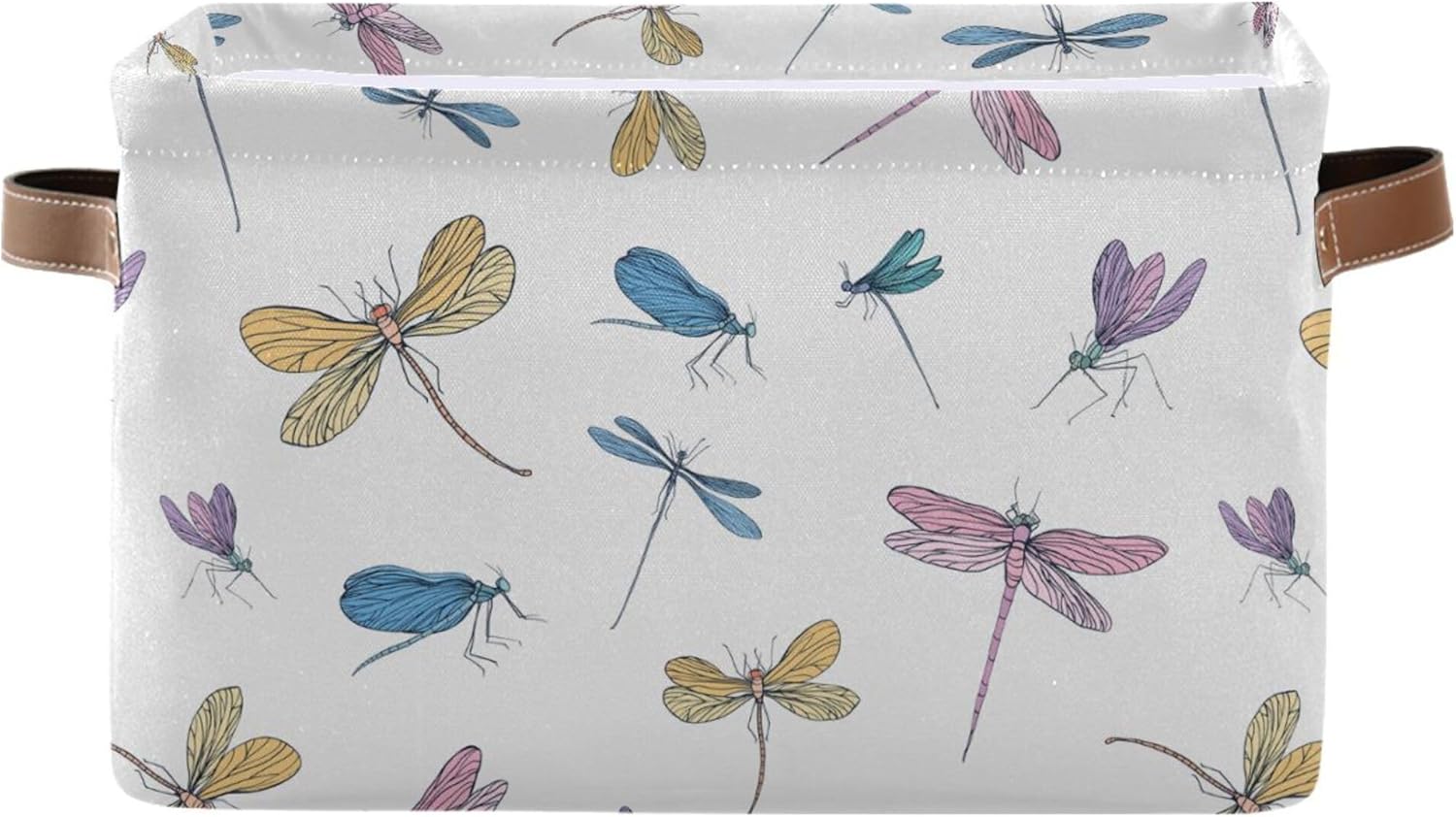 Amazon.com: PYBUG Dragonfly Storage Basket Durable Canvas Storage Bins ...