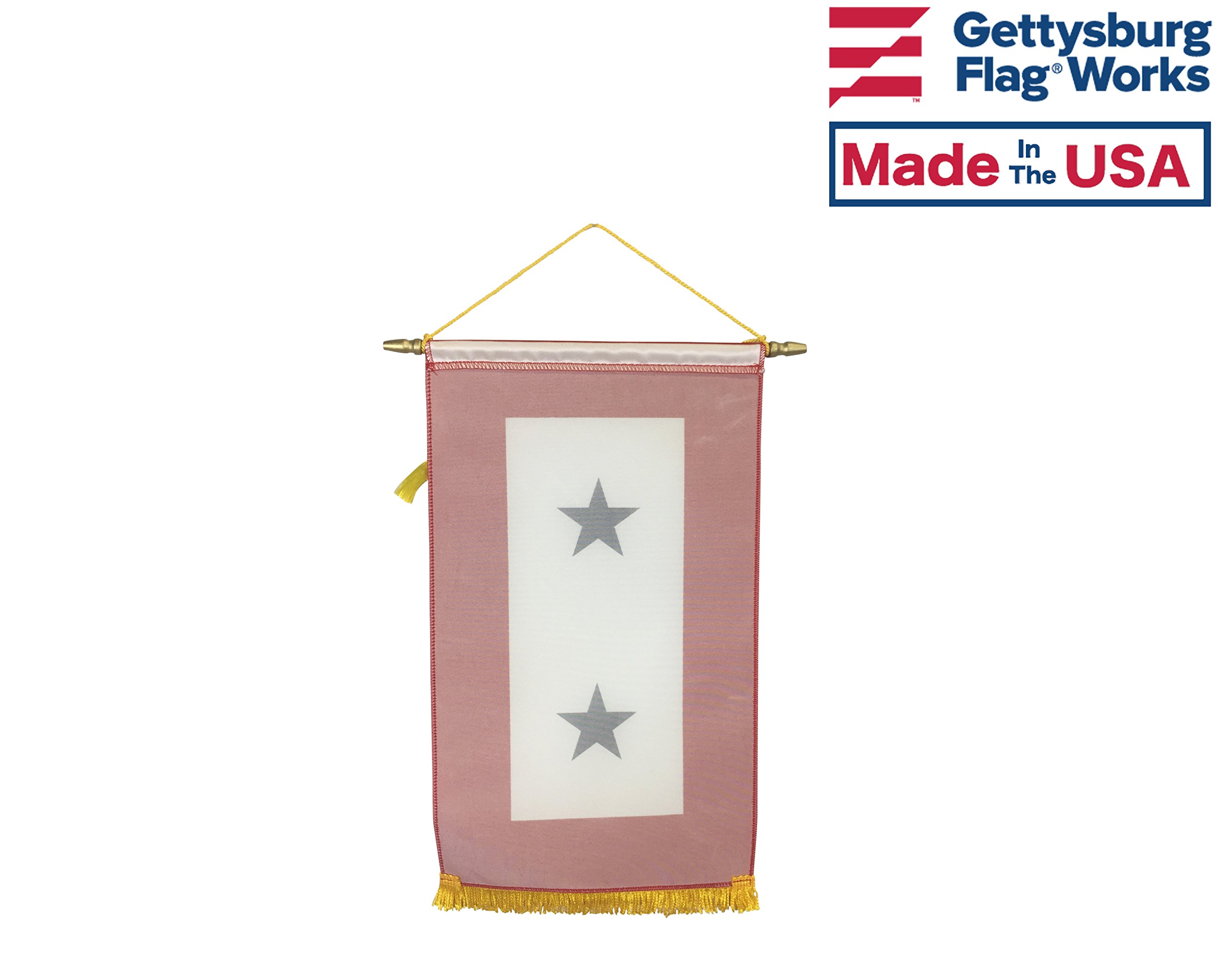 Blue Star Flag In Window