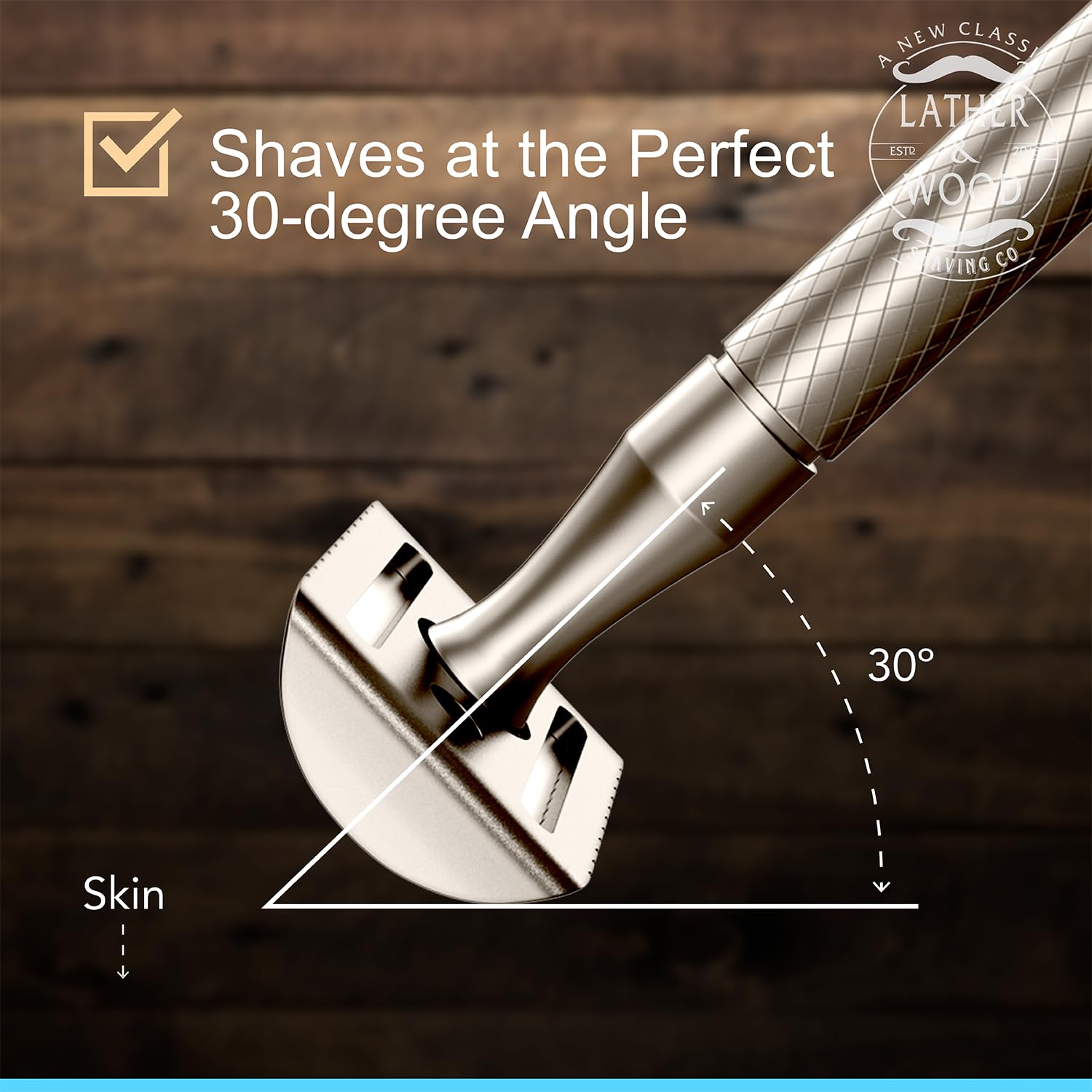30 Degree Angle Shaving Fraîche Biodegradable Body Razors – 4pcs/pk