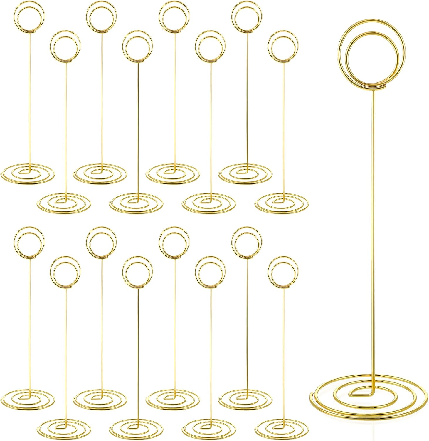 Amazon.com: Ptwola 24PCS 8.66inch Tall Table Number Holders Place Card ...