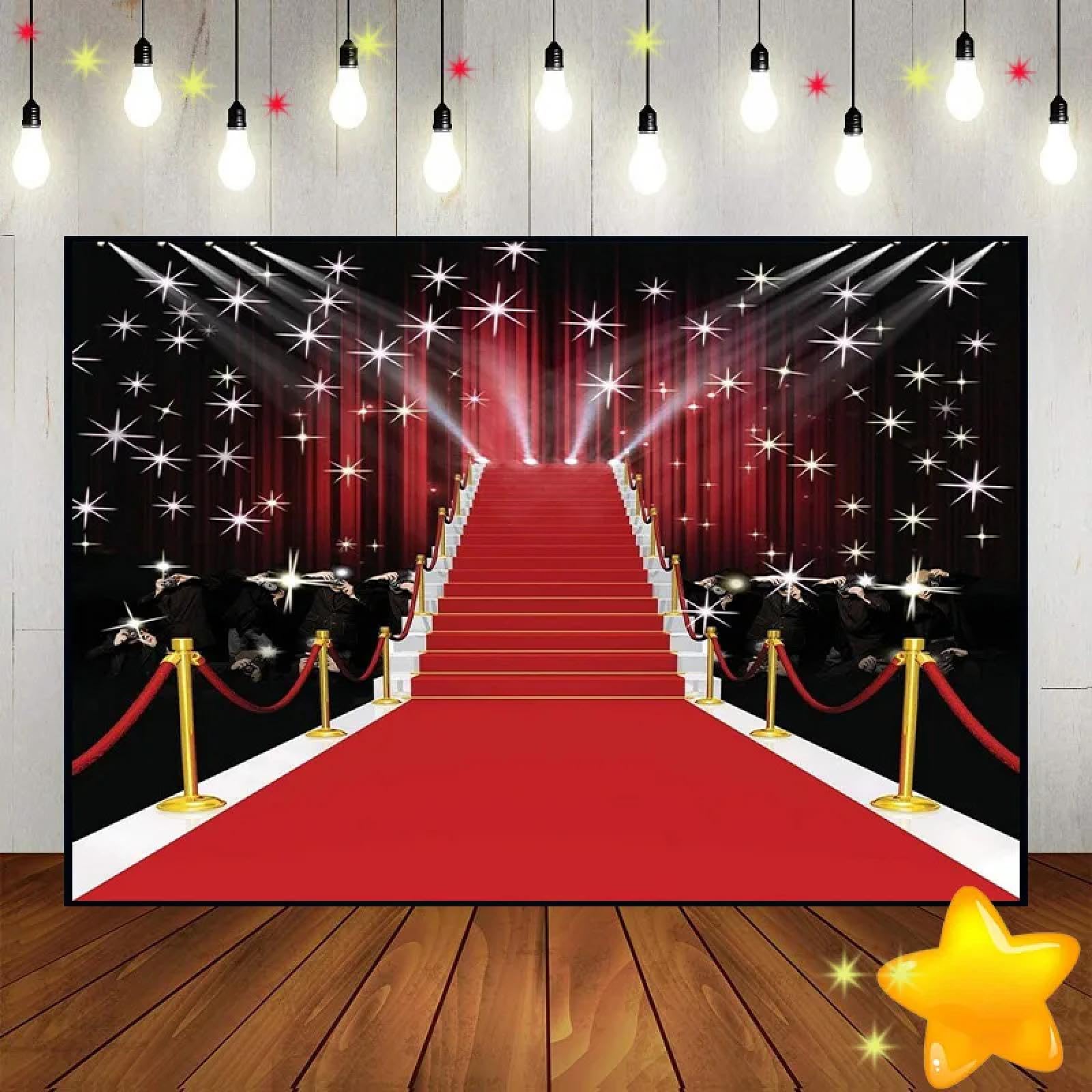 Red Carpet Backdrop Printing