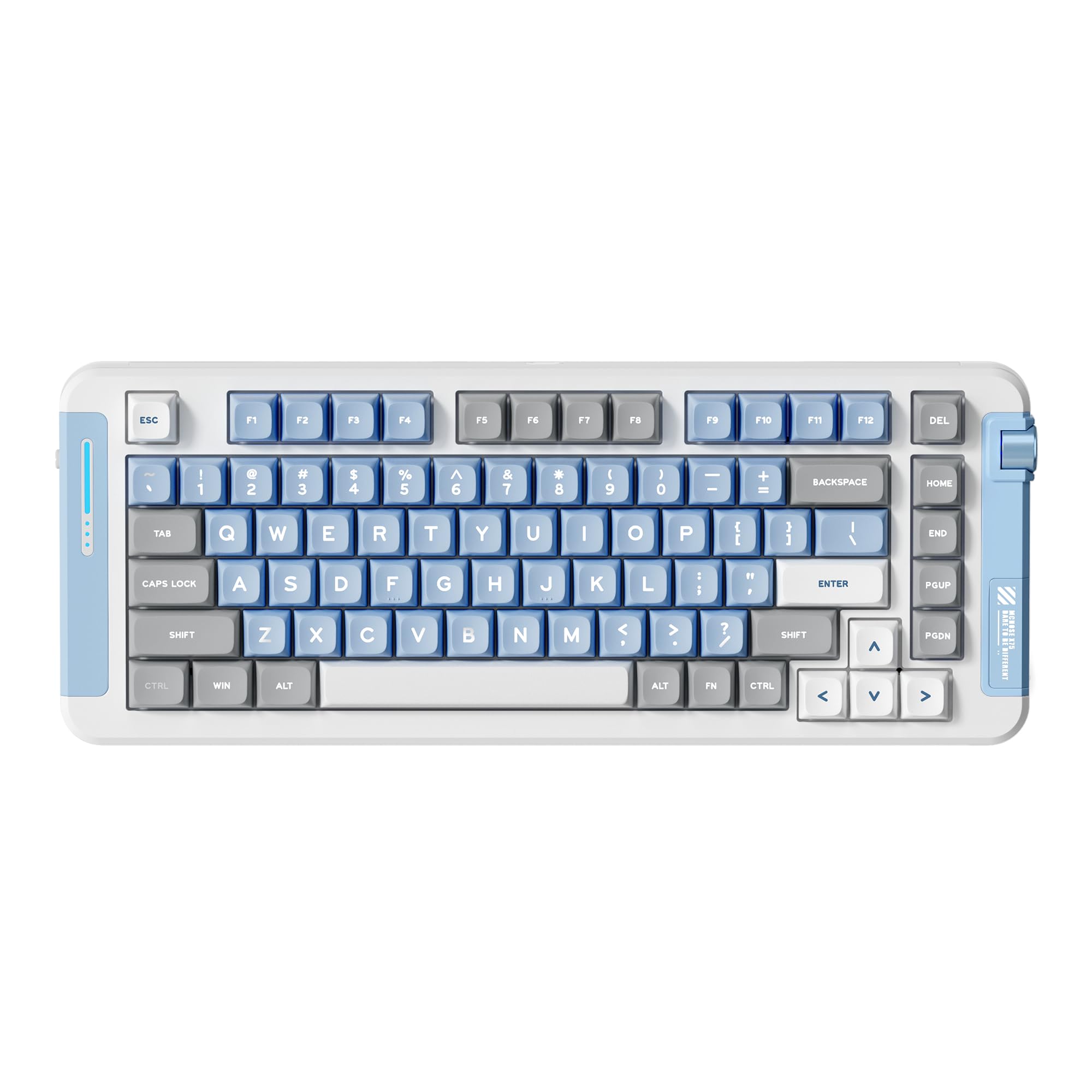 Amazon.com: MCHOSE X75 Wireless Mechanical Keyboard, 75% Layout, Gasket Mounted, RGB Backlit, 2 ...