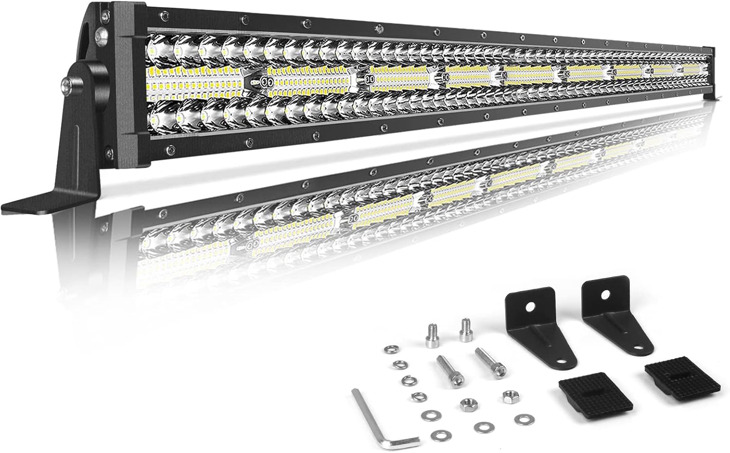 Amazon.com: GREUNION 52 inch led , 1122W Triple Row light bar for ...