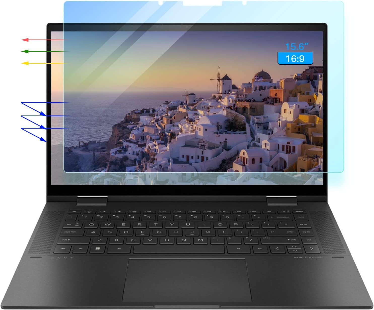 Amazon.com: iKammo 2 Pack 15.6 Inch Screen Protector for HP ENVY x360 2 ...