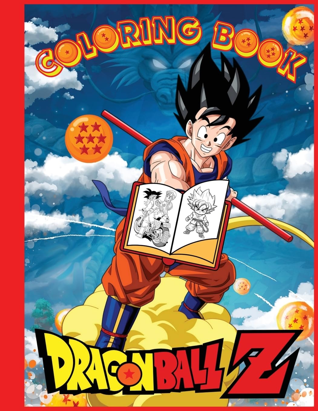 Buy Dragon Ball Coloring Adventures: Most Powerful Characters Coloring ...