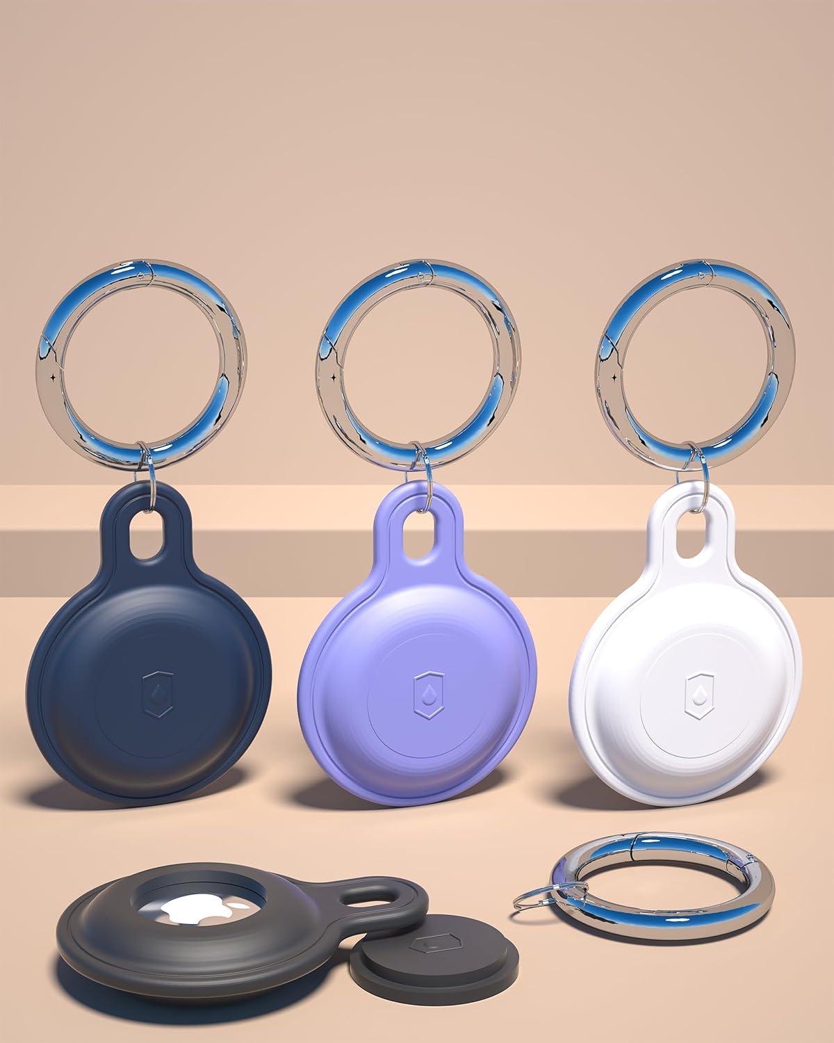 Amazon.com: 4 Pack Airtag Holder, Apple Air tag case Waterproof with ...